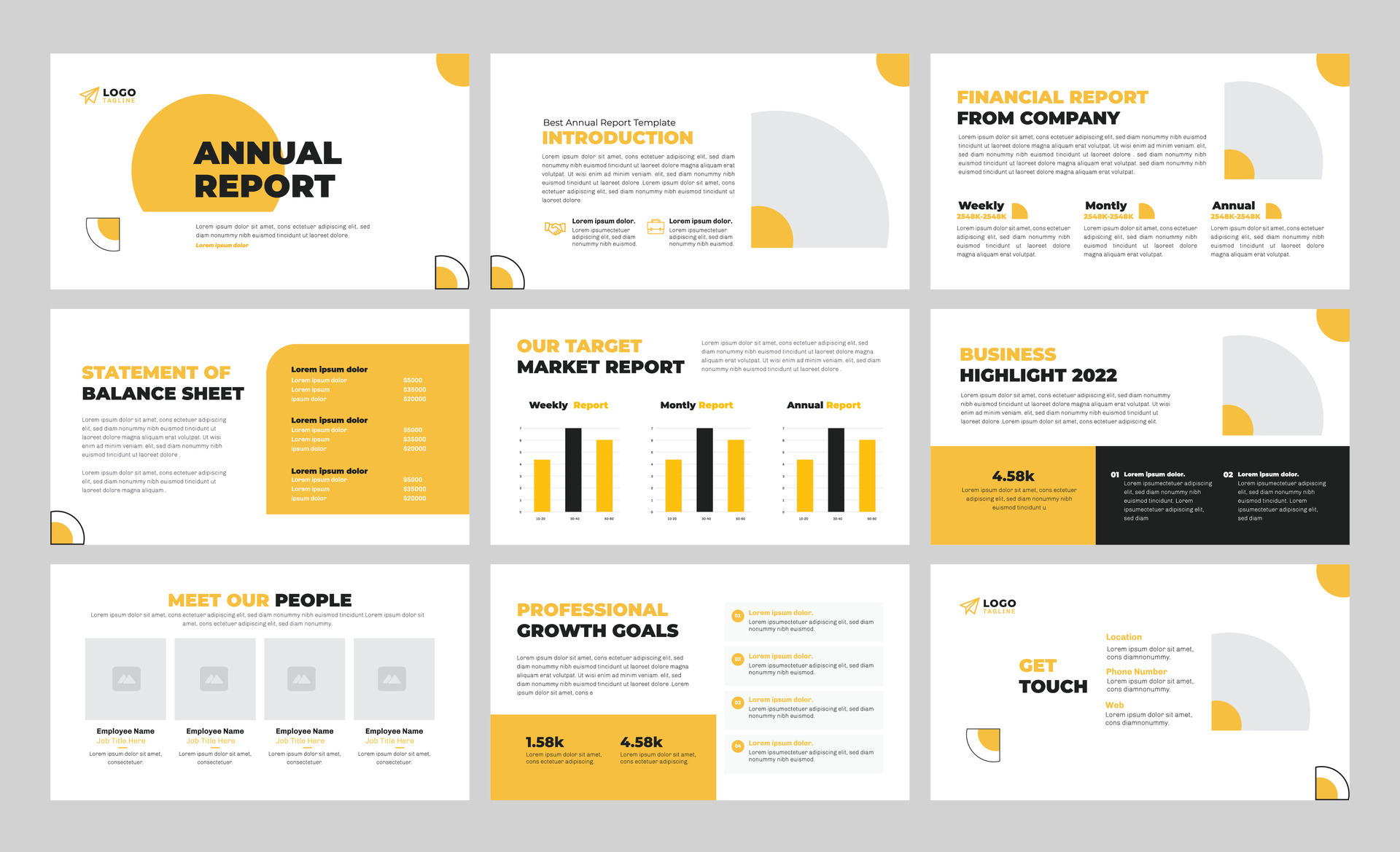 Annual report presentation slide design business presentation ... Annual report presentation slide design business presentation ...