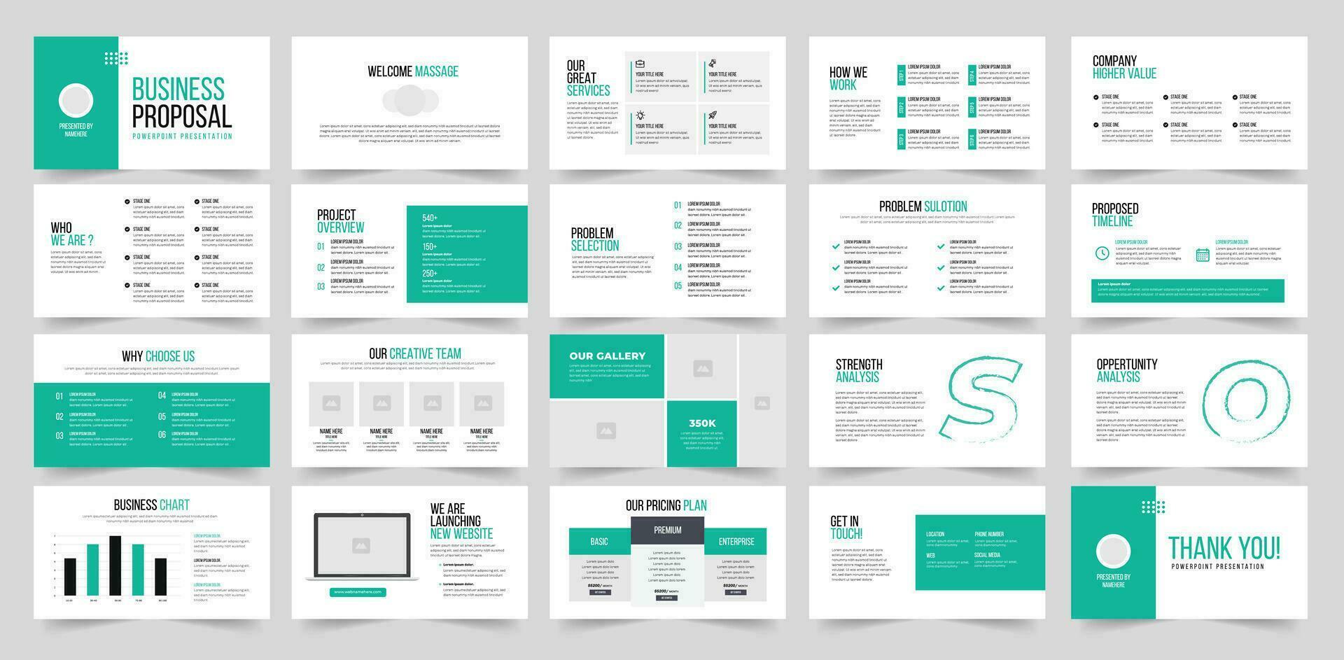 Project Proposal Presentation Slide Layout and Project Proposal Design ...