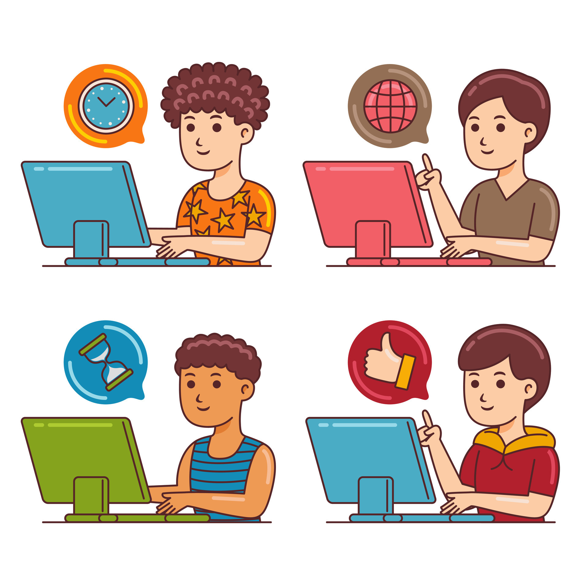 young man working vector illustration 34367928 Vector Art at Vecteezy young man working vector illustration 34367928 Vector Art at Vecteezy