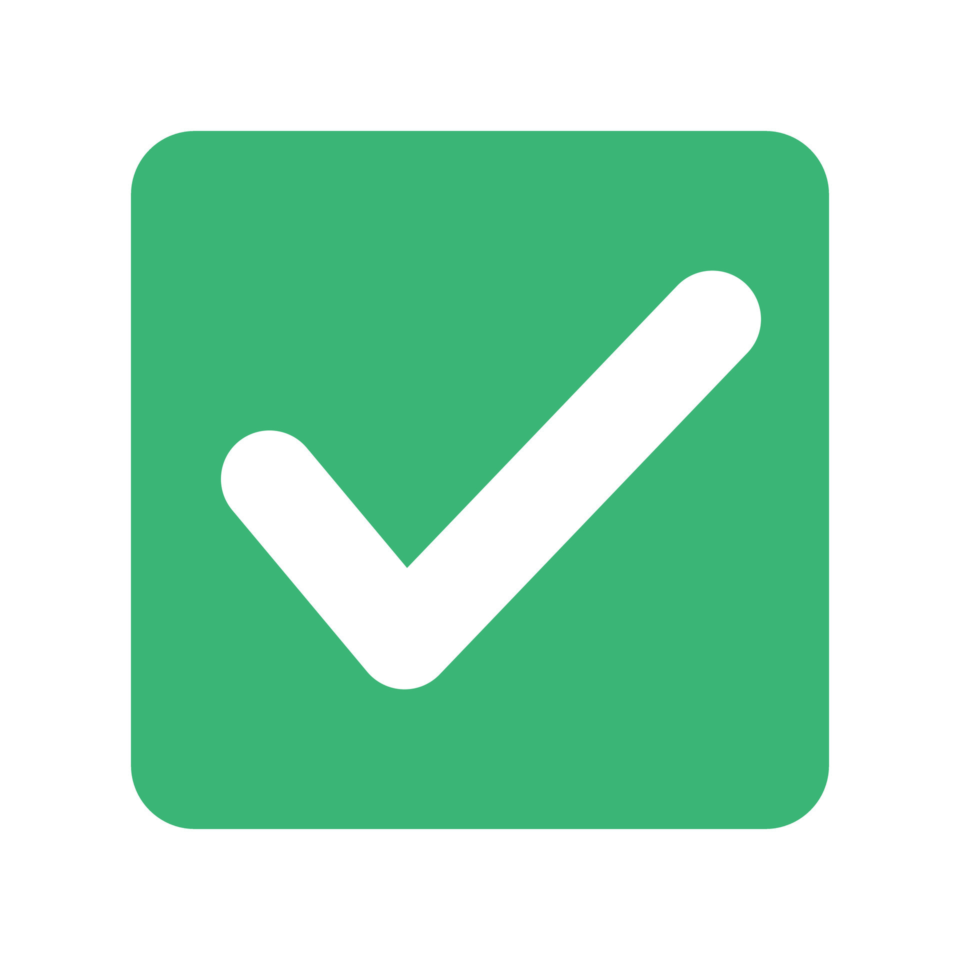 Flat design square check box icon. Vector. 34370626 Vector Art at Vecteezy