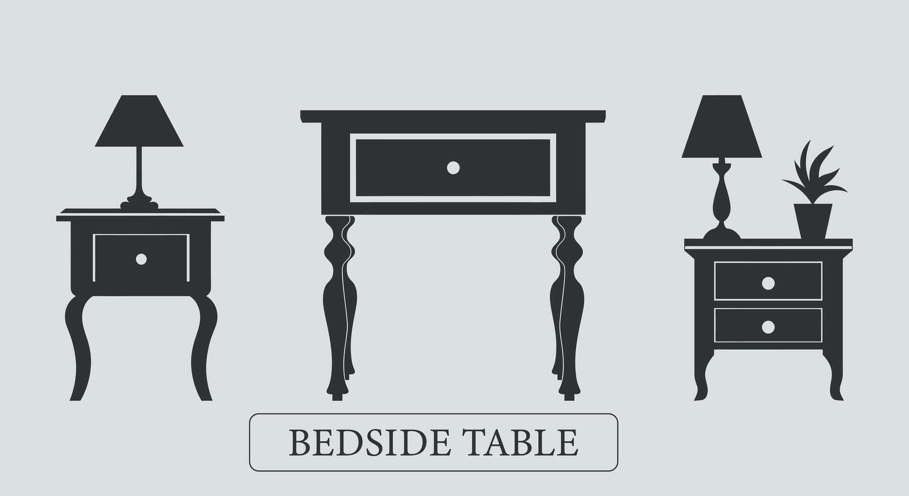 Sculpted Serenity Vector Bedside Table Design 34371875 Vector Art at ... Sculpted Serenity Vector Bedside Table Design 34371875 Vector Art at ...