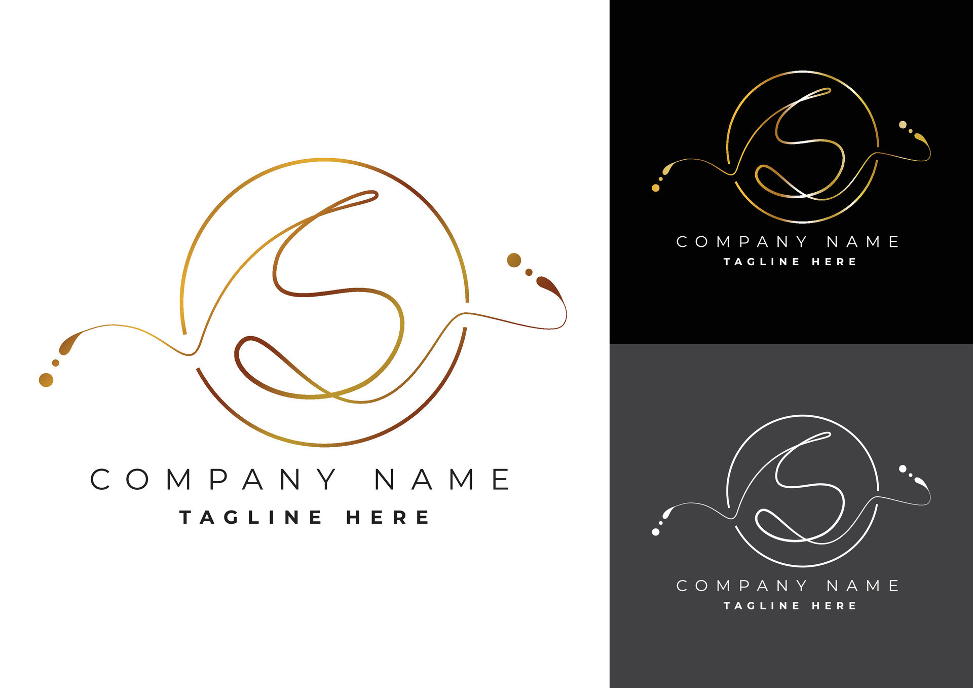 Letter S premium handwritten signature logo 34376756 Vector Art at Vecteezy