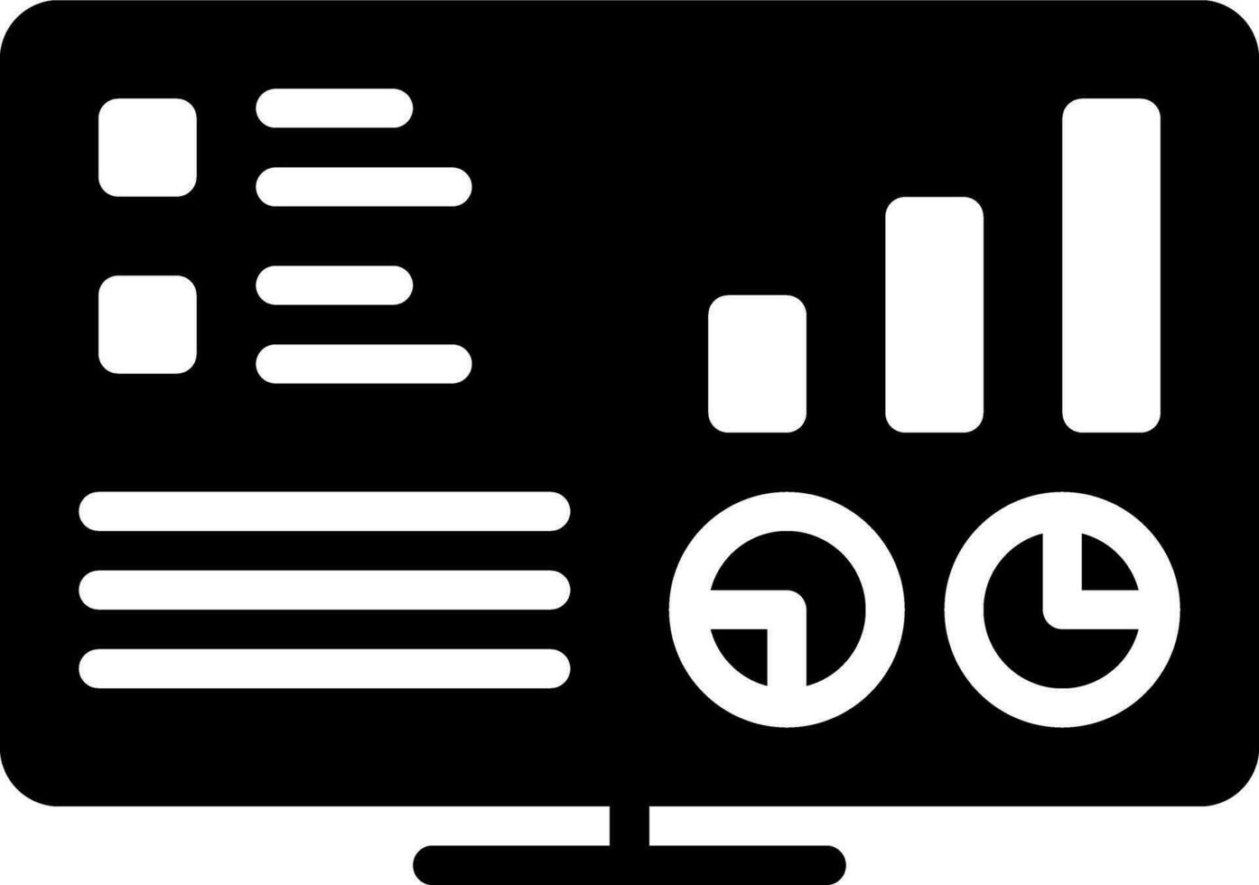 solid icon for stats 34376841 Vector Art at Vecteezy