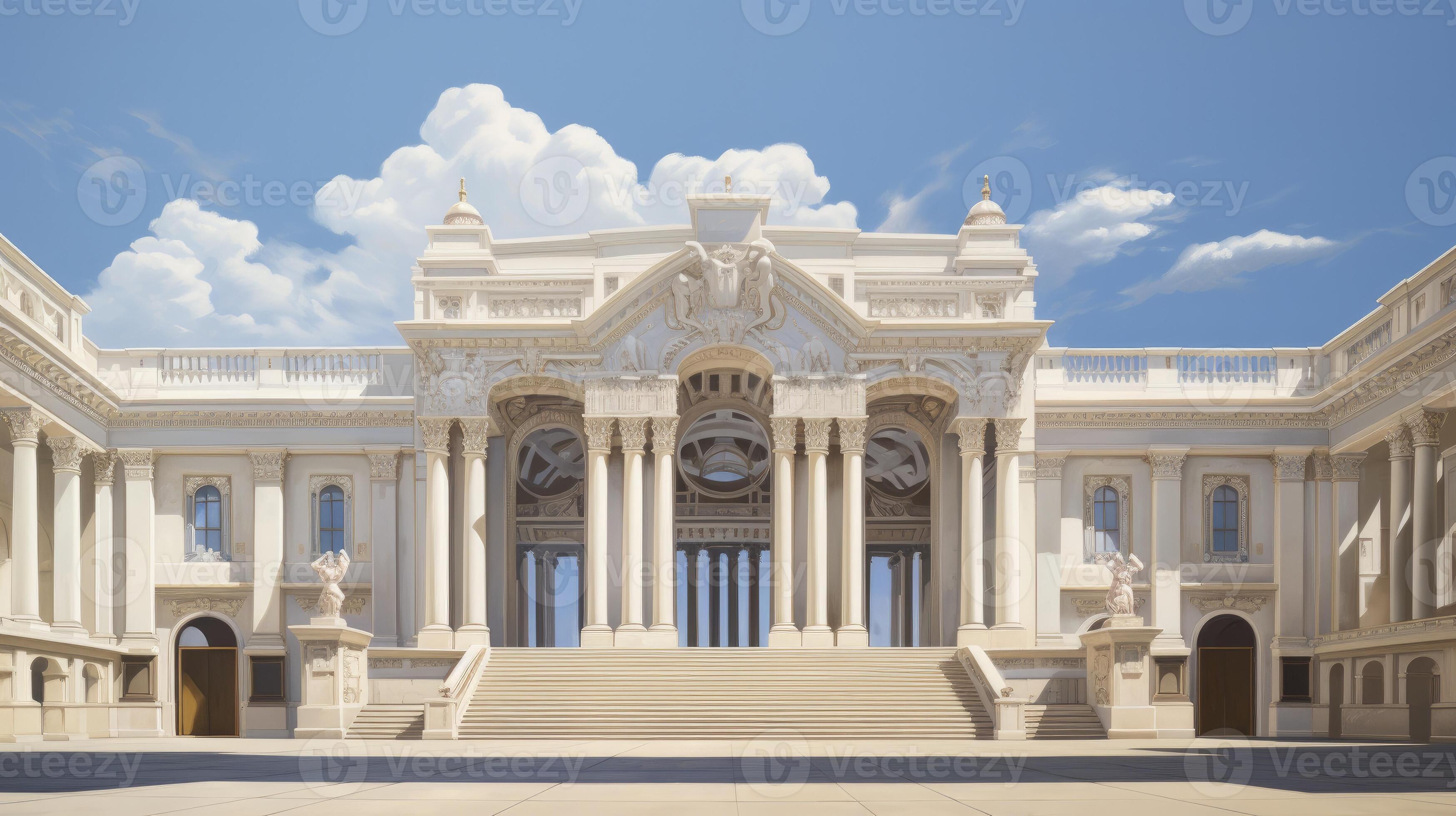 Essence of Classical Architecture Design. AI Generated 34377779 Stock Photo at Vecteezy