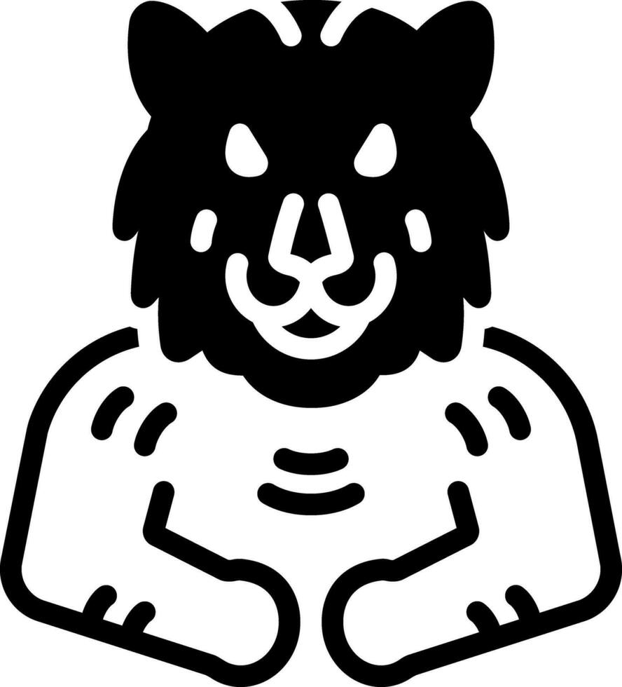 solid icon for mighty 34378359 Vector Art at Vecteezy