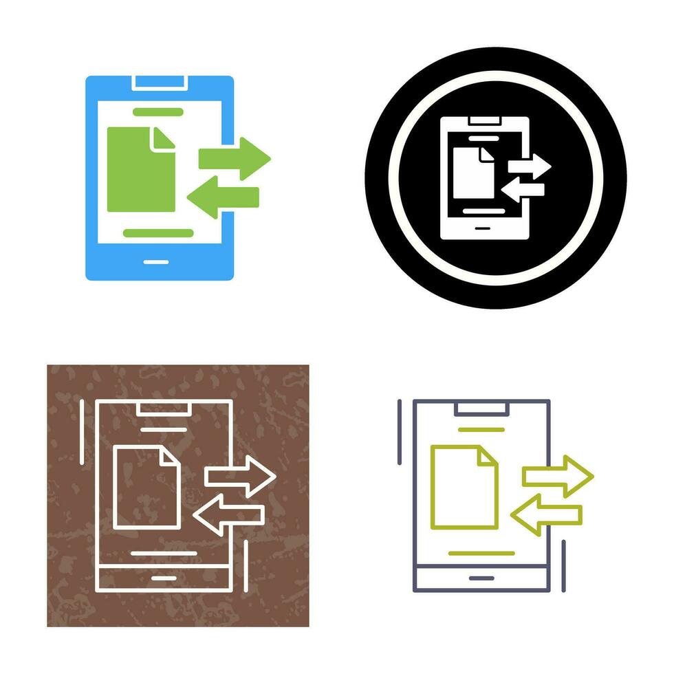 Data Transfer Vector Icon 34395364 Vector Art at Vecteezy
