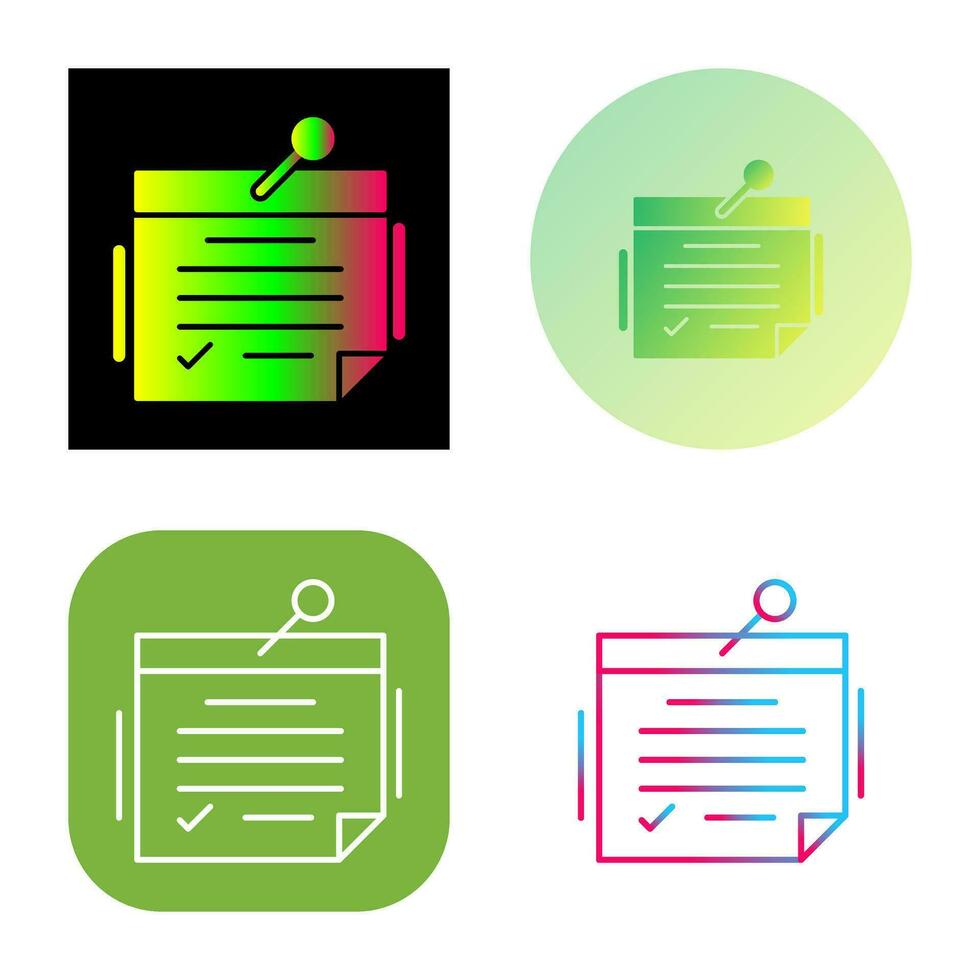 Note Vector Icon 34396799 Vector Art at Vecteezy