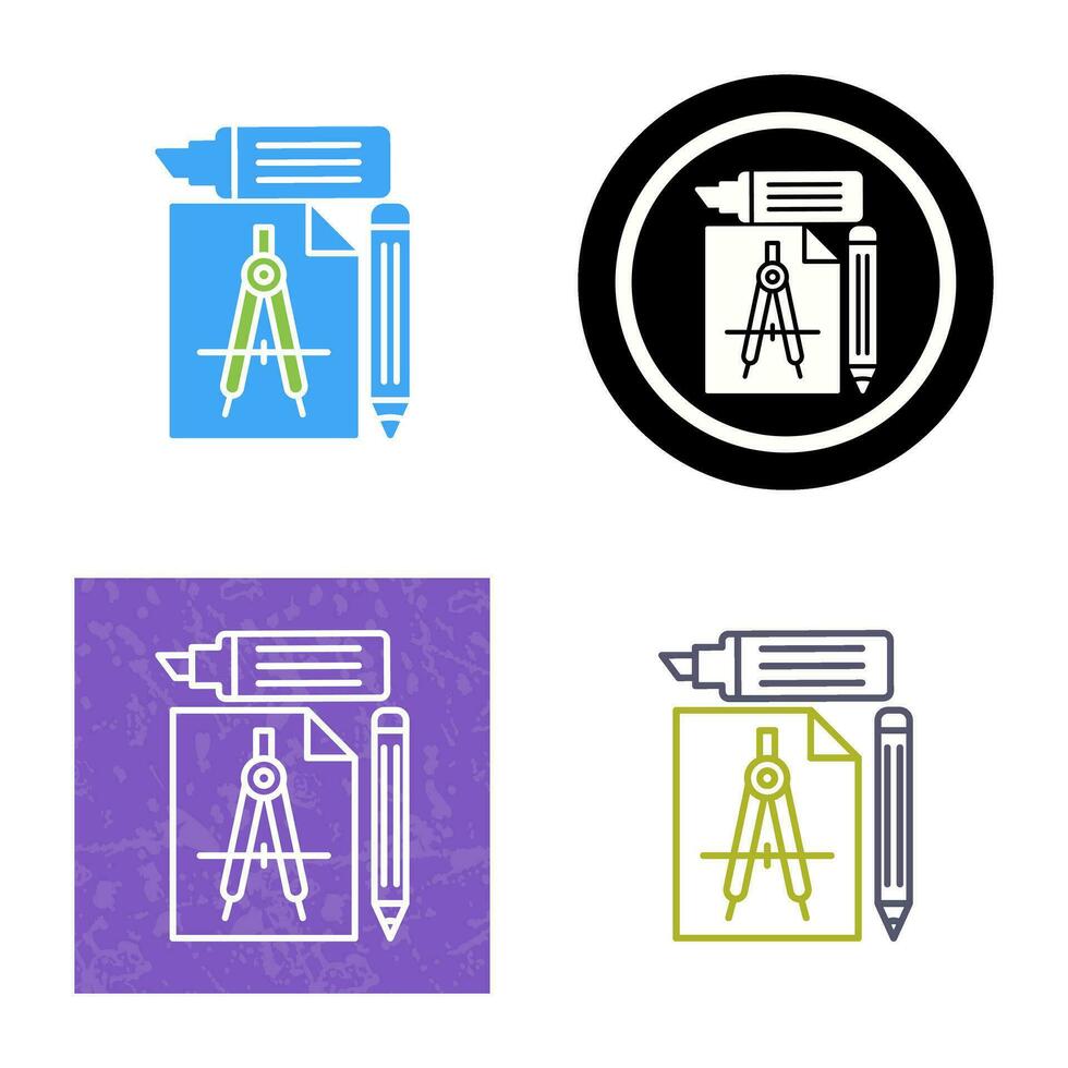 Study Tools Vector Icon 34398830 Vector Art at Vecteezy