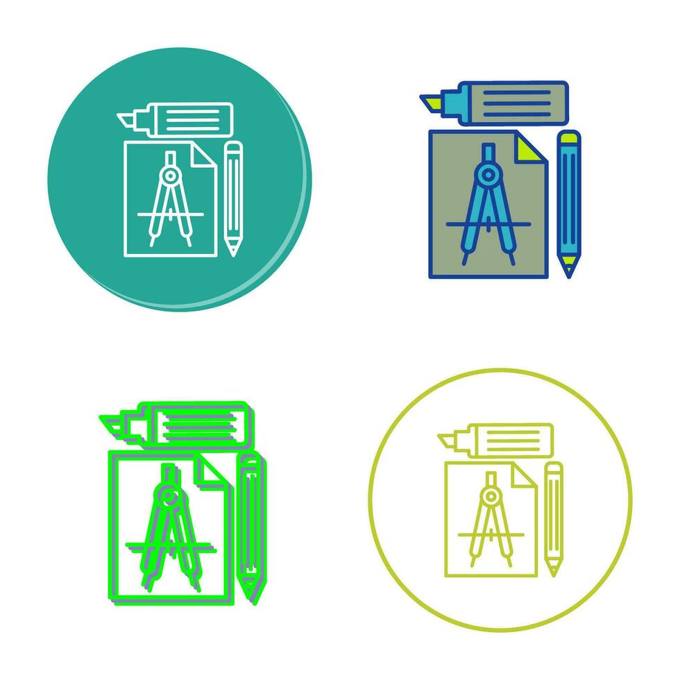 Study Tools Vector Icon 34399892 Vector Art at Vecteezy