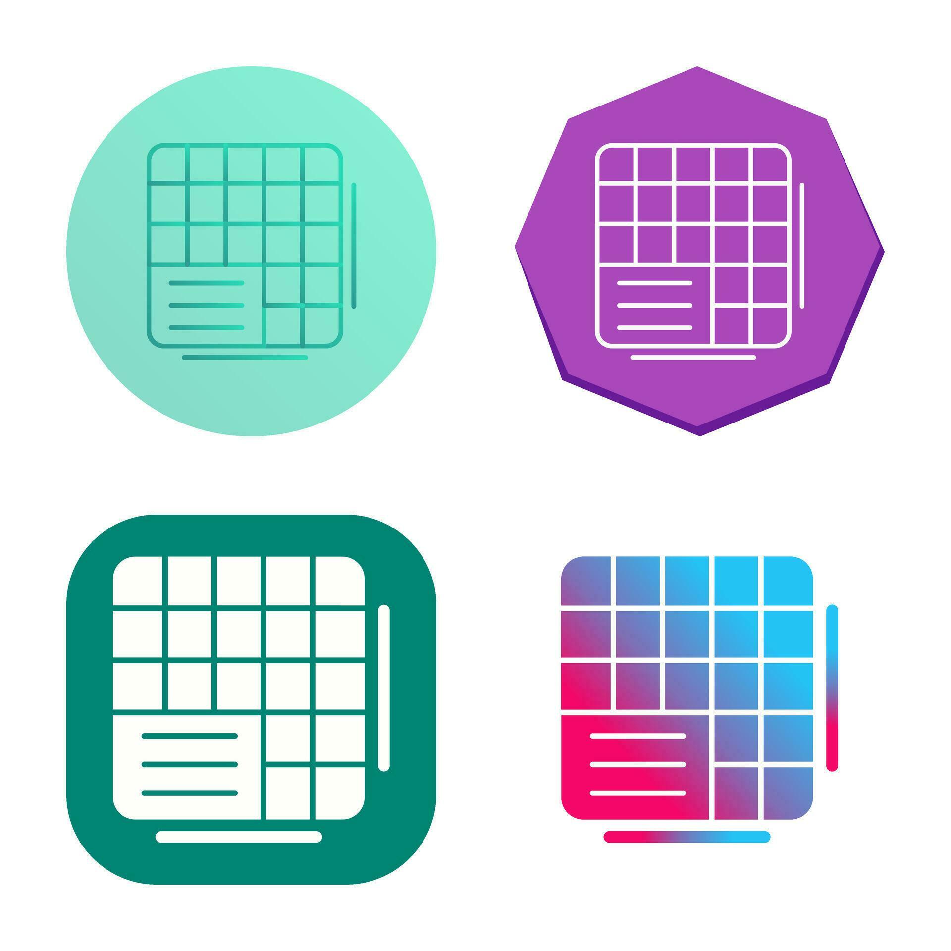 Table Data Vector Icon 34400004 Vector Art at Vecteezy