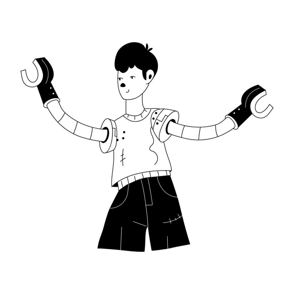 Trendy Ai Bot 34405197 Vector Art At Vecteezy