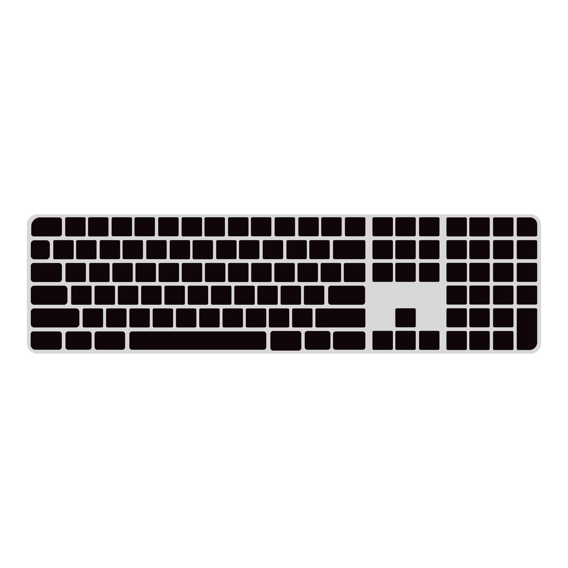 Computer Keyboard Vector Isolated Illustration 34414349 Vector Art At