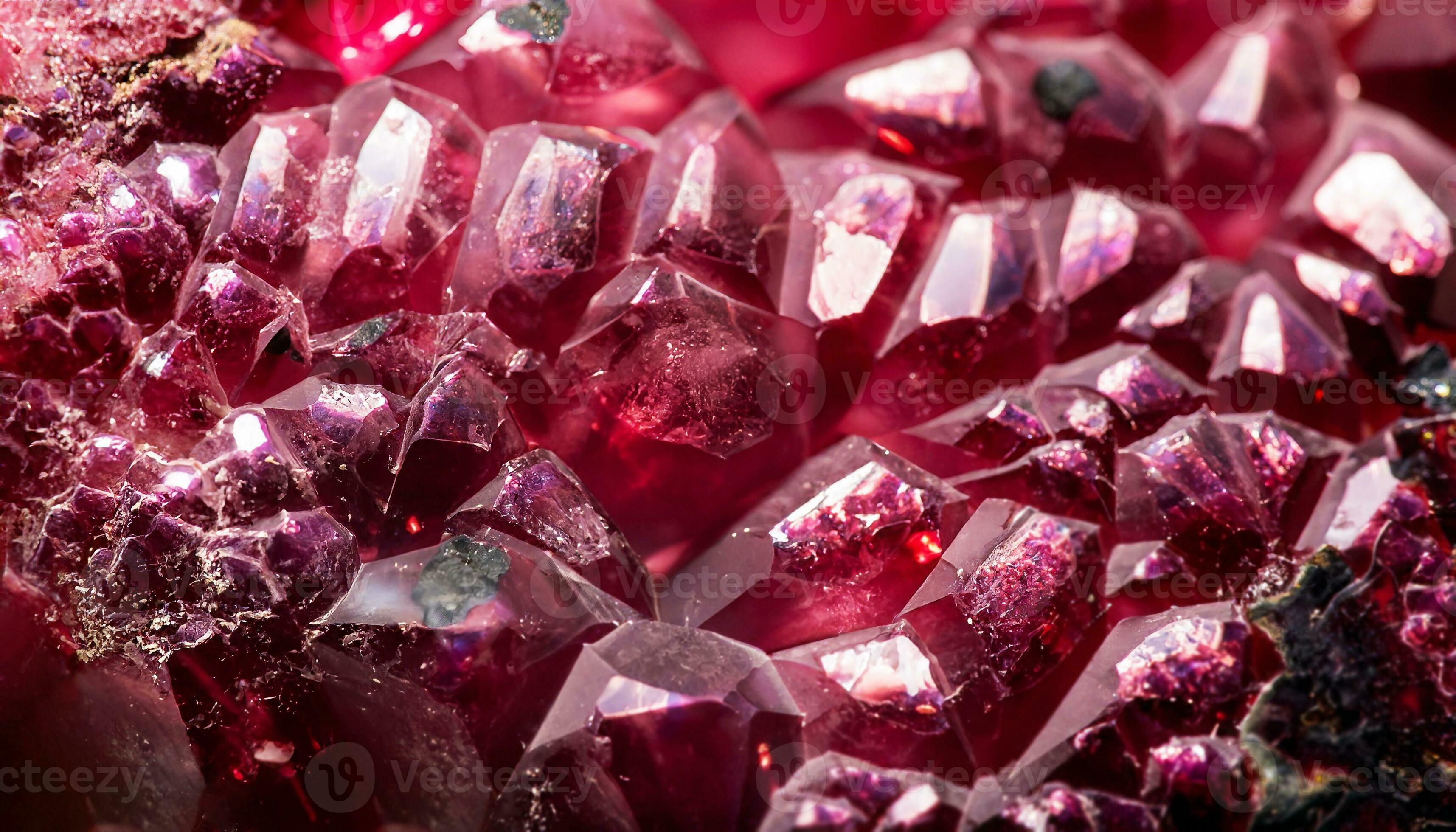 The macro photo of ruby texture with crystal structure 34414922 Stock ...
