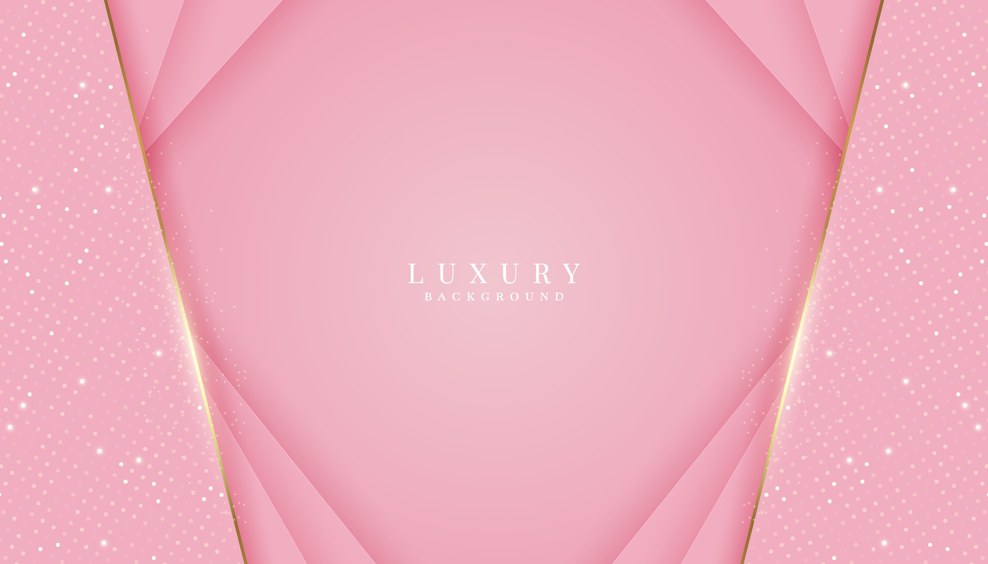 Luxurious pink background with sparkling gold and glitter. modern ...
