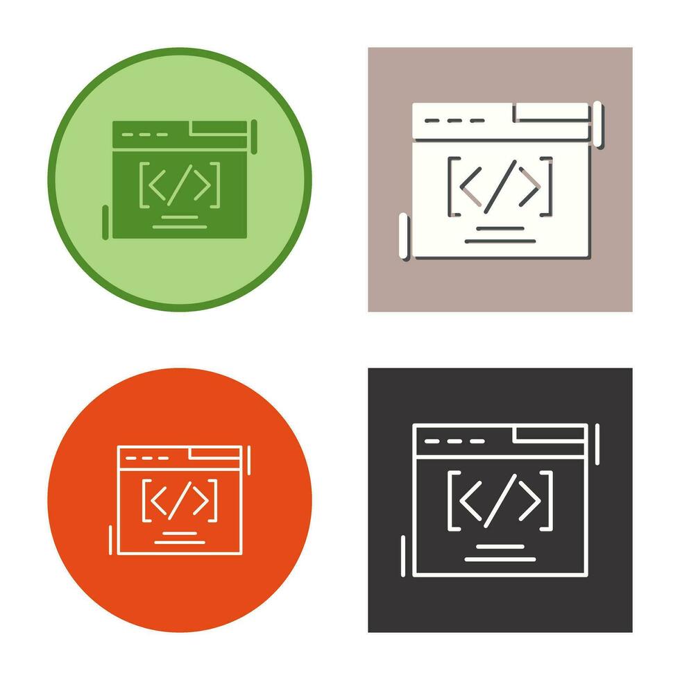 Web Coding Vector Icon 34416780 Vector Art at Vecteezy
