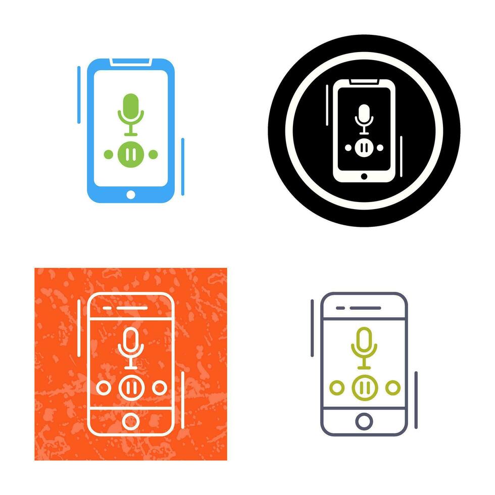 Voice Record Vector Icon 34417326 Vector Art at Vecteezy