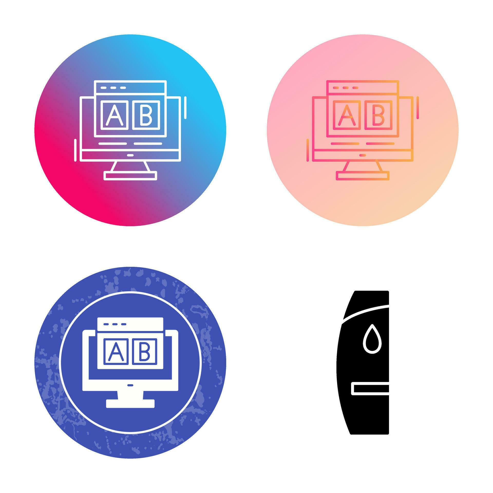 AB Testing Vector Icon 34418016 Vector Art at Vecteezy