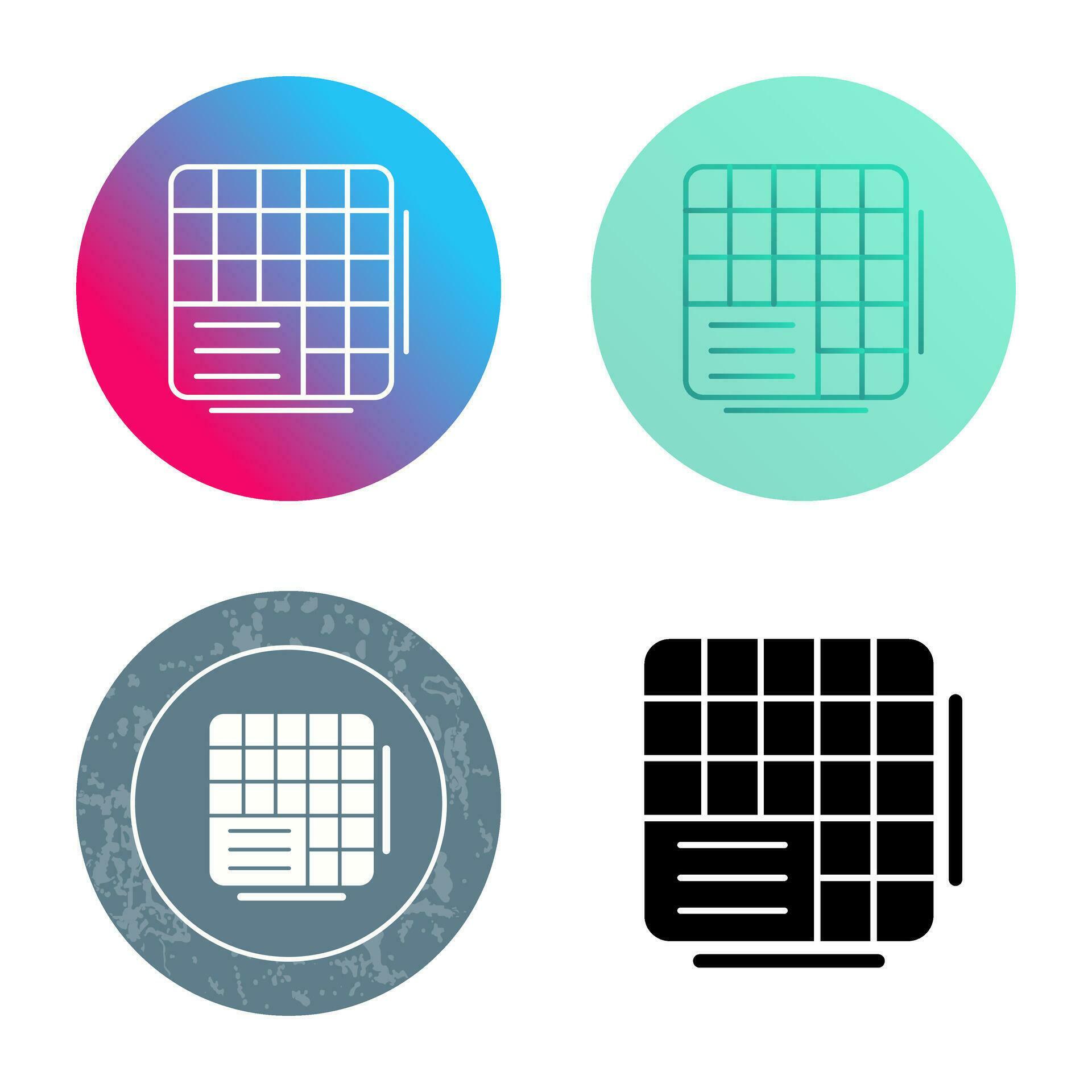 Table Data Vector Icon 34422165 Vector Art at Vecteezy