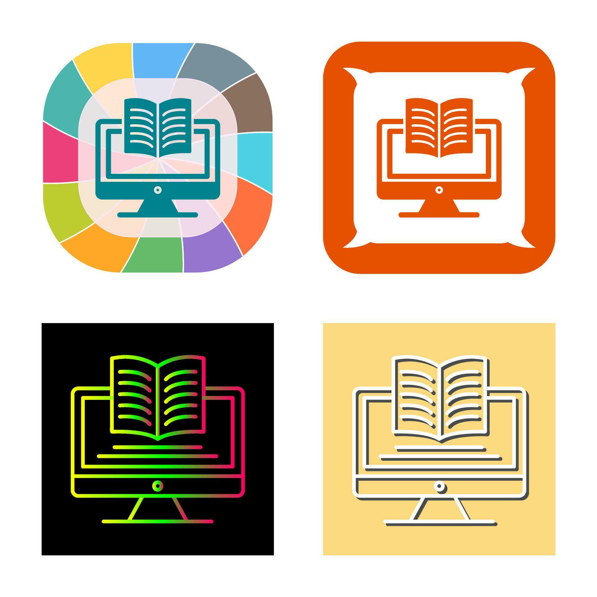 Digital Learning Vector Icon 34424492 Vector Art at Vecteezy