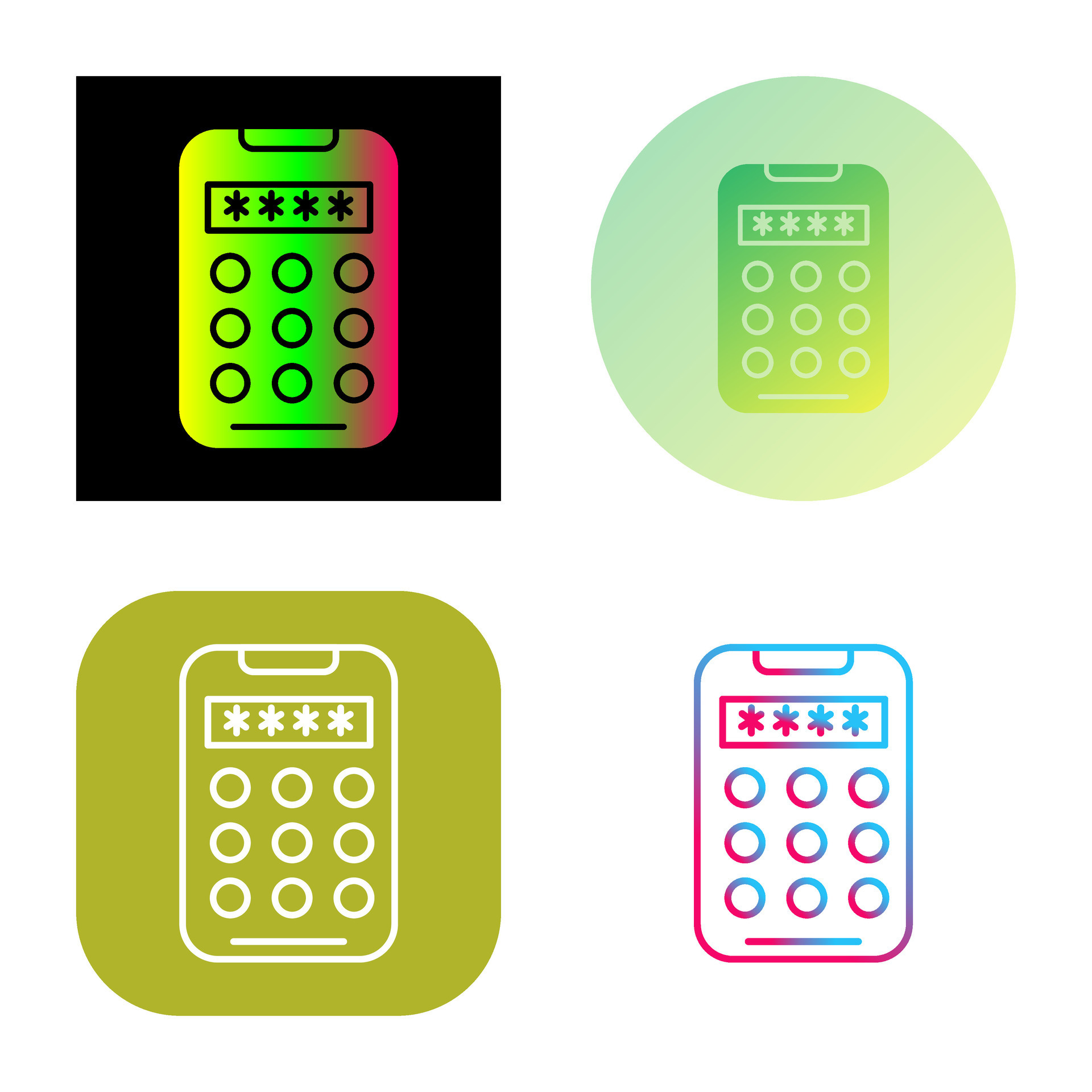 Pin Code Vector Icon 34425505 Vector Art at Vecteezy