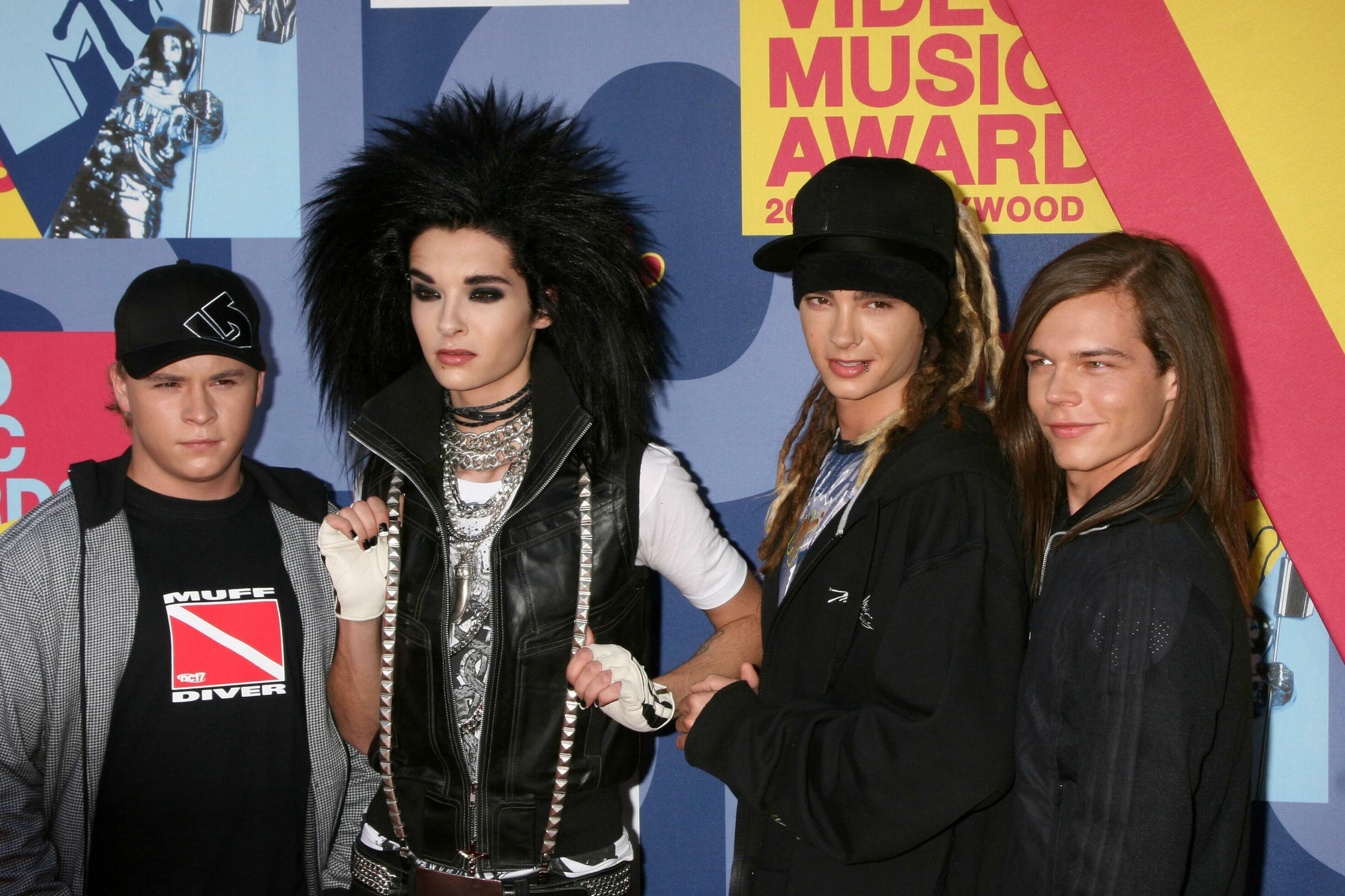 Tokio Hotel arriving at the Video Music Awards on MTV at Paramount Studios in Los Angeles CA ...