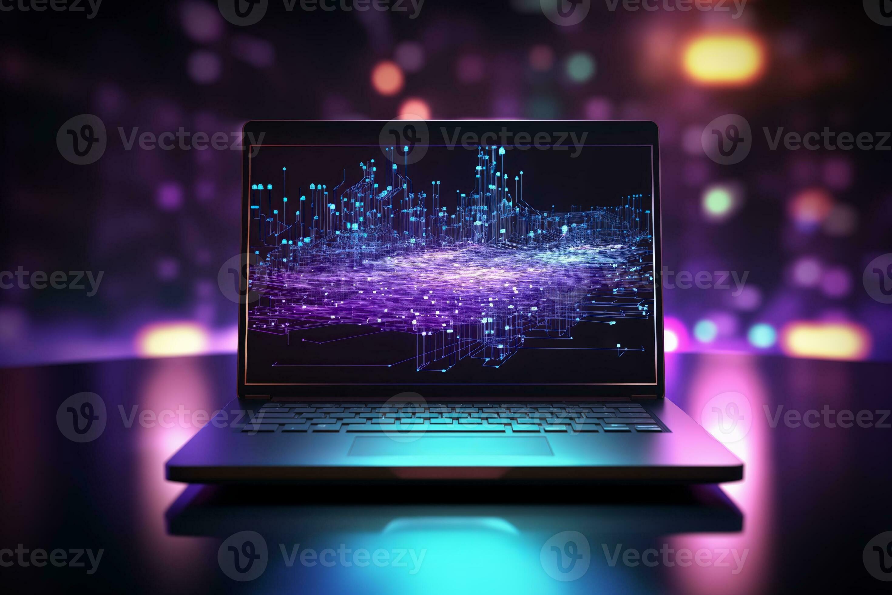 Computer Programming Code Testing Software Development Concept Futuristic Technology With