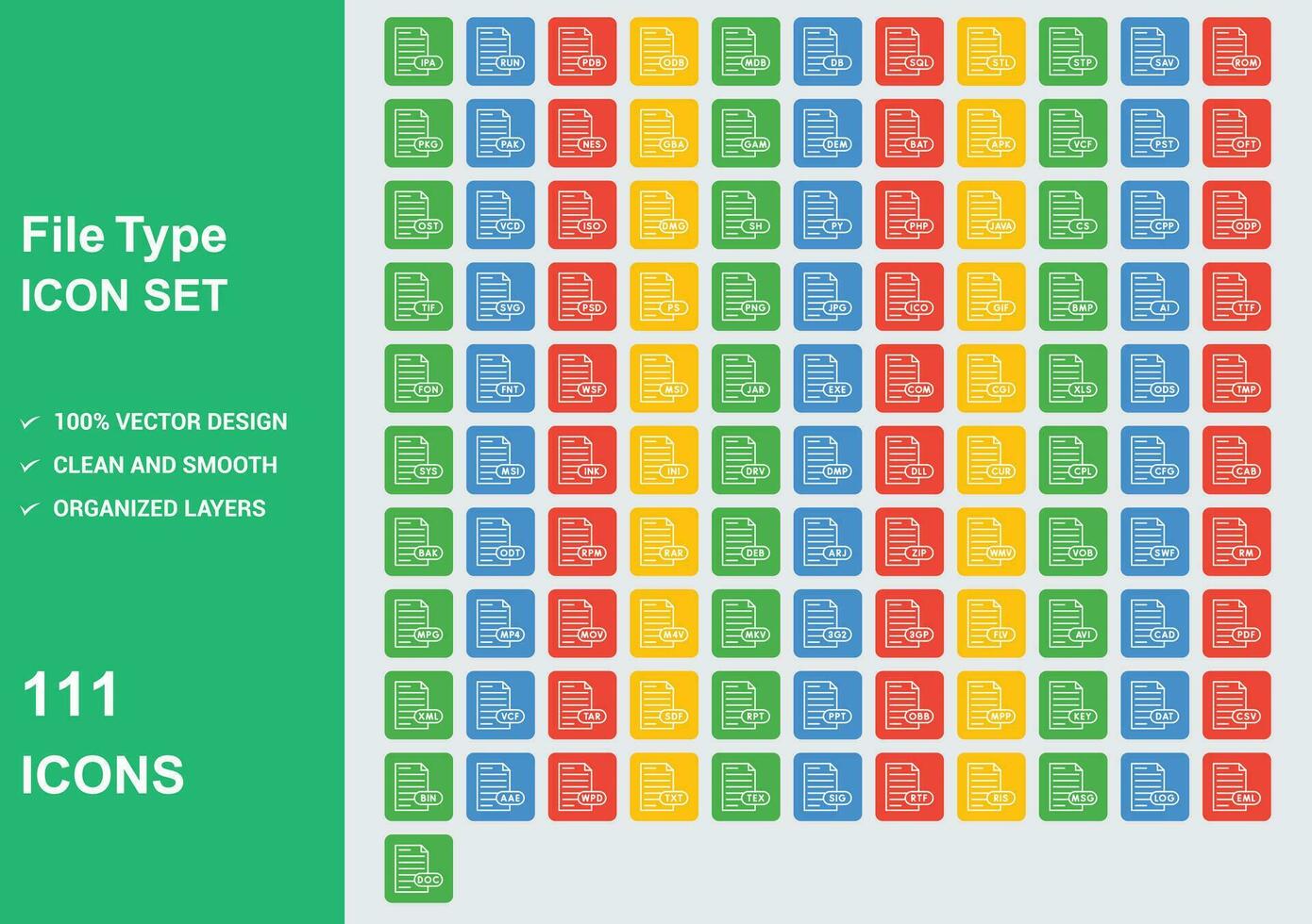 File type icon set 34457727 Vector Art at Vecteezy File type icon set 34457727 Vector Art at Vecteezy