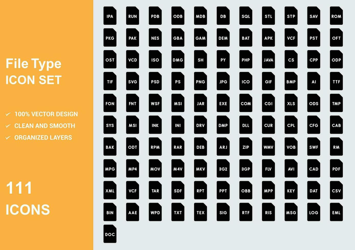 File type icon set 34457736 Vector Art at Vecteezy File type icon set 34457736 Vector Art at Vecteezy