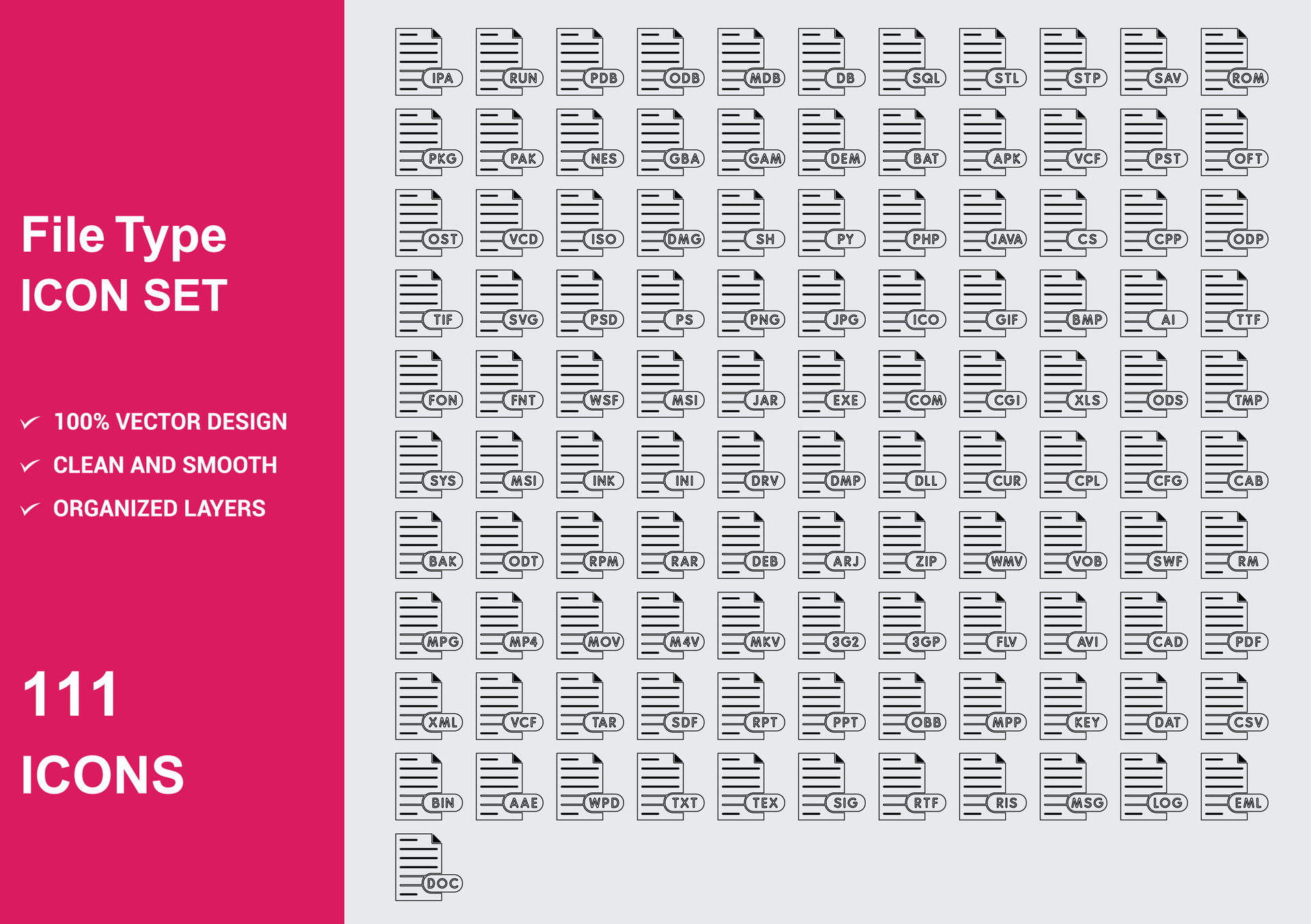 File type icon set 34457739 Vector Art at Vecteezy File type icon set 34457739 Vector Art at Vecteezy