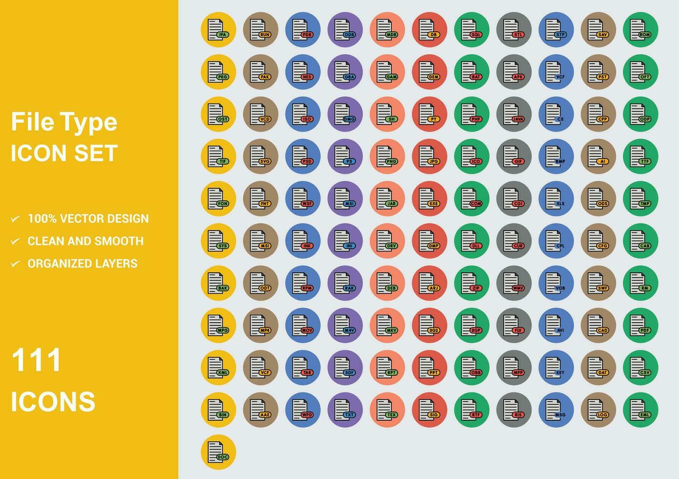 File type icon set 34458401 Vector Art at Vecteezy File type icon set 34458401 Vector Art at Vecteezy