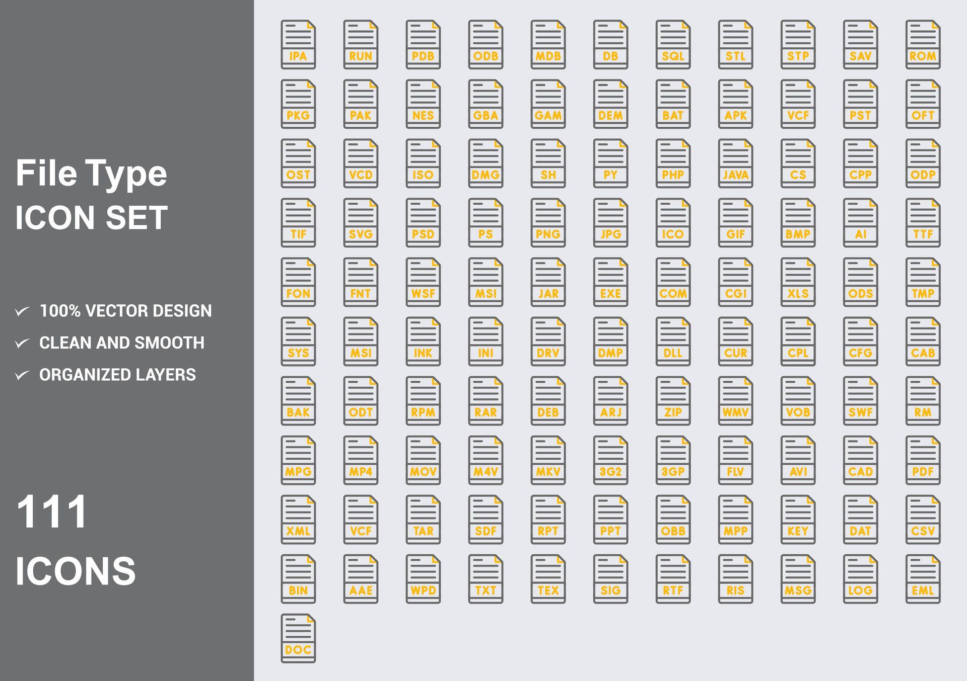 File type icon set 34458402 Vector Art at Vecteezy File type icon set 34458402 Vector Art at Vecteezy