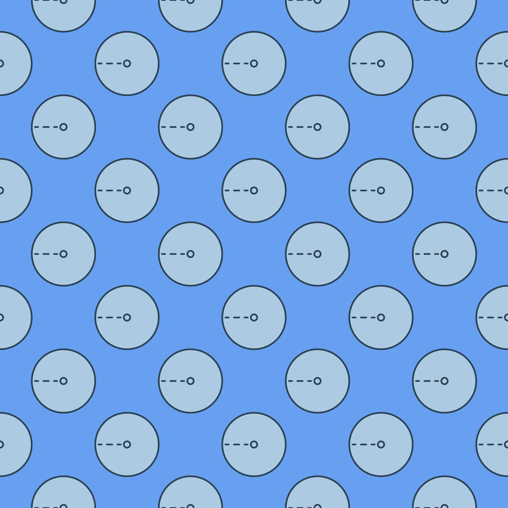 Circle Mathematics Figure Blue Seamless Pattern Geometry Education Vector Background 34458925