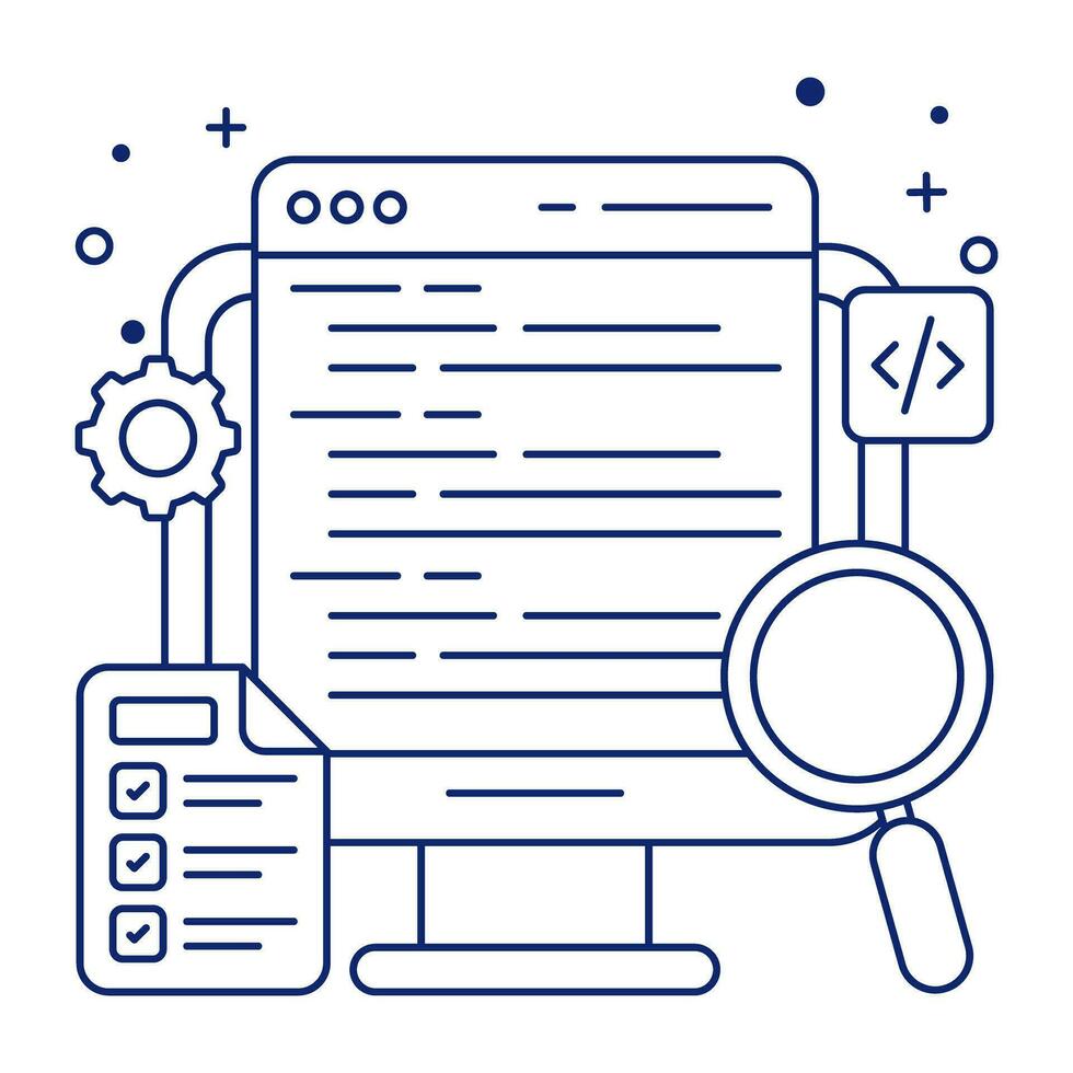 Unique design icon of web development 34460939 Vector Art at Vecteezy