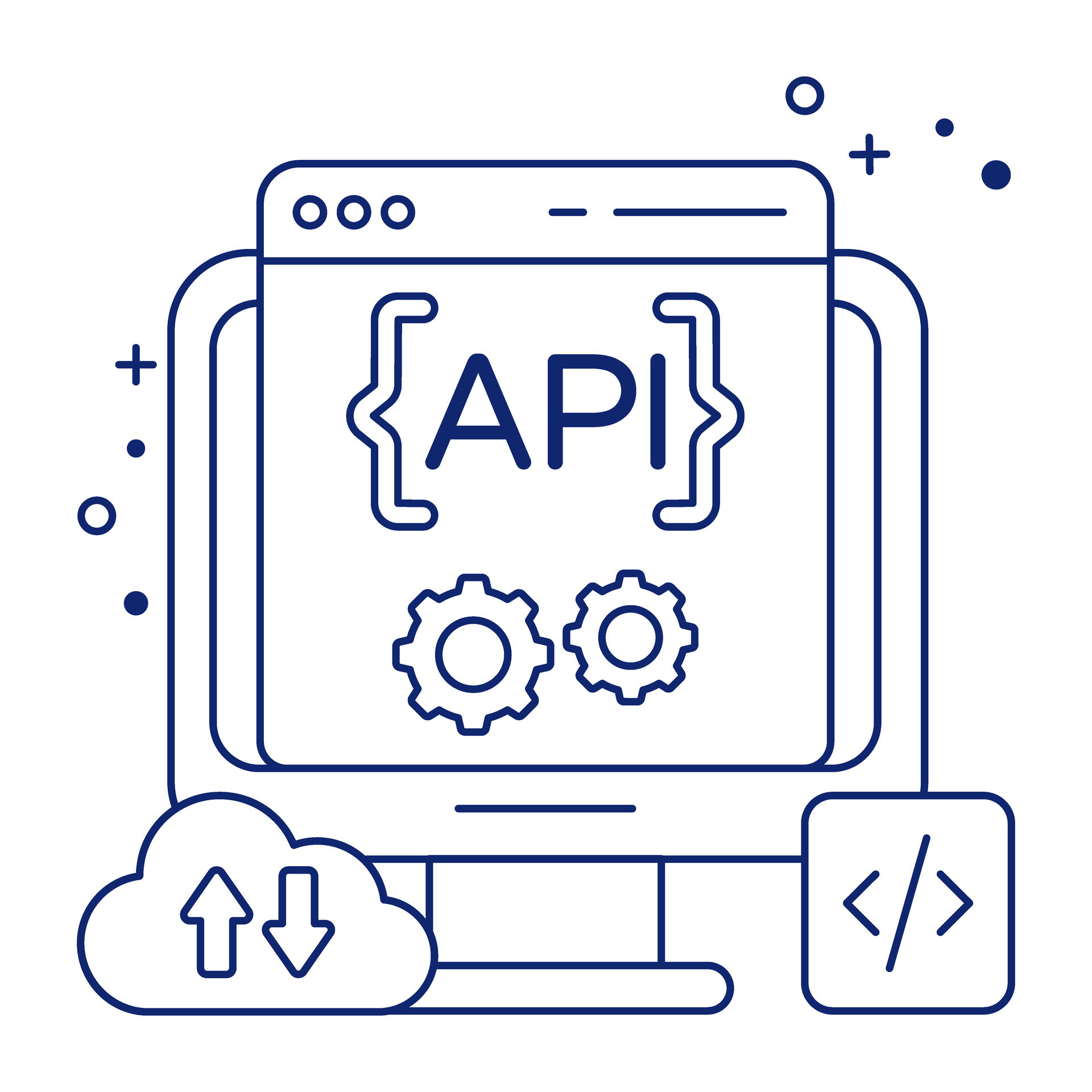 A Perfect Design Icon Of Application Programming Interface 34460941 Vector Art At Vecteezy