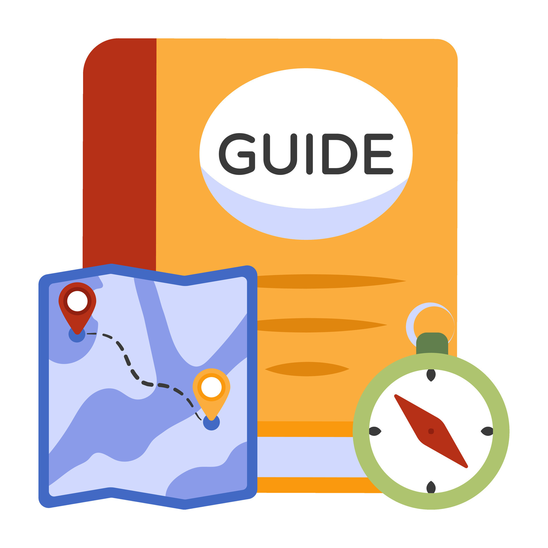 A creative design icon of guidebook 34461390 Vector Art at Vecteezy