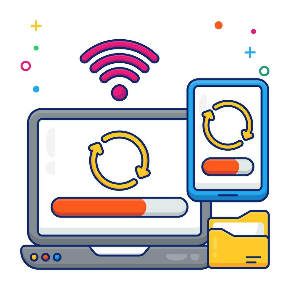 A flat design icon of responsive design 34462747 Vector Art at Vecteezy