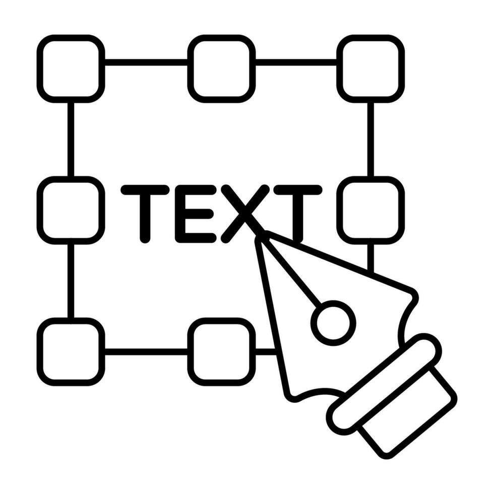 Pen With Nodes Bezier Tool Icon 34463952 Vector Art At Vecteezy