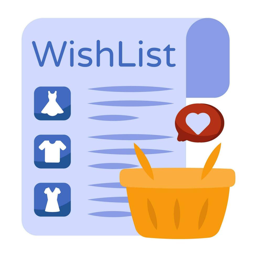 Perfect design icon of wishlist 34464070 Vector Art at Vecteezy
