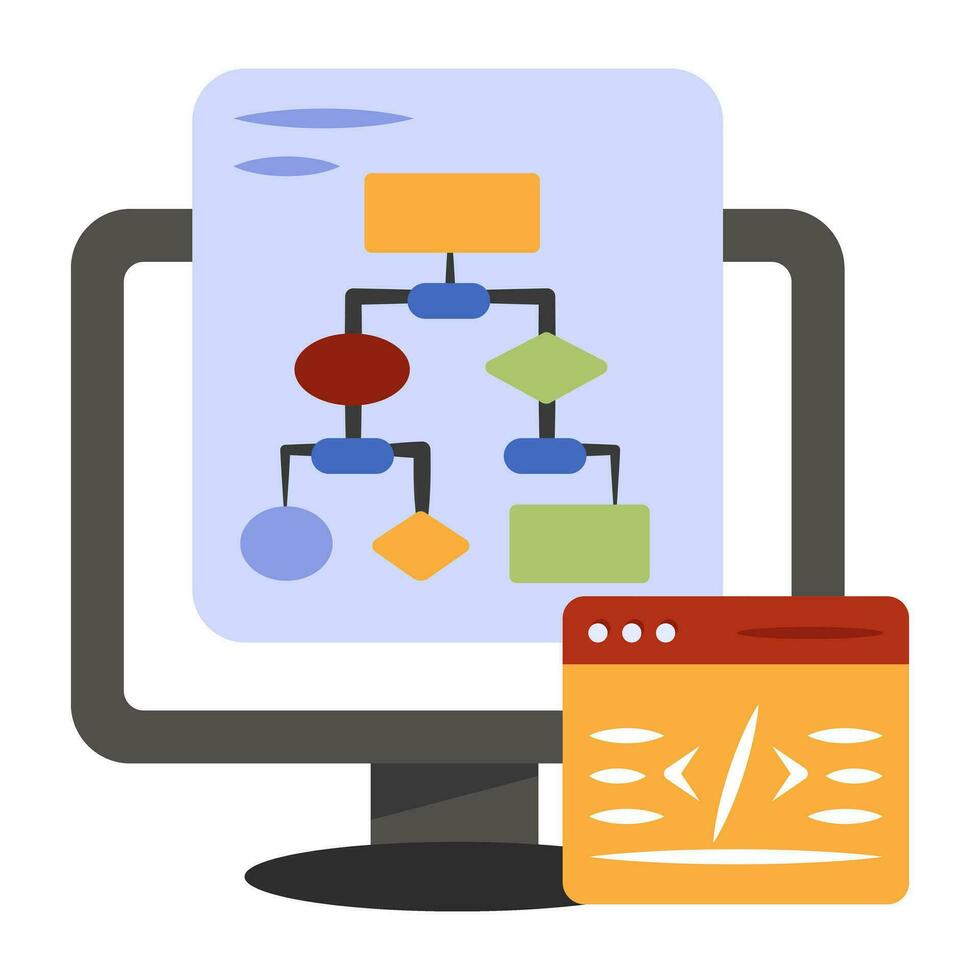 Conceptual flat design icon of hierarchy 34464194 Vector Art at Vecteezy