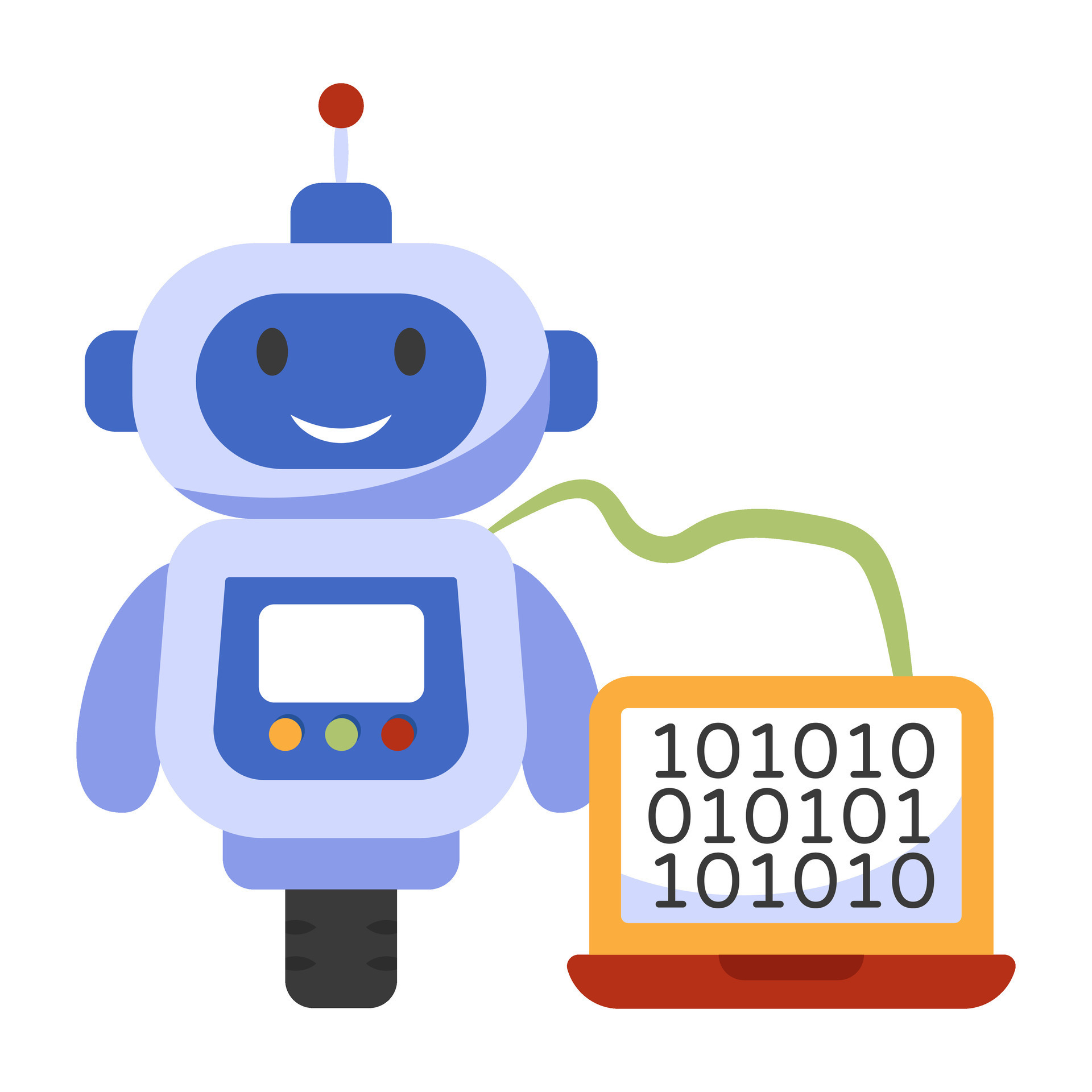 A colored design icon of mobile robot 34464207 Vector Art at Vecteezy