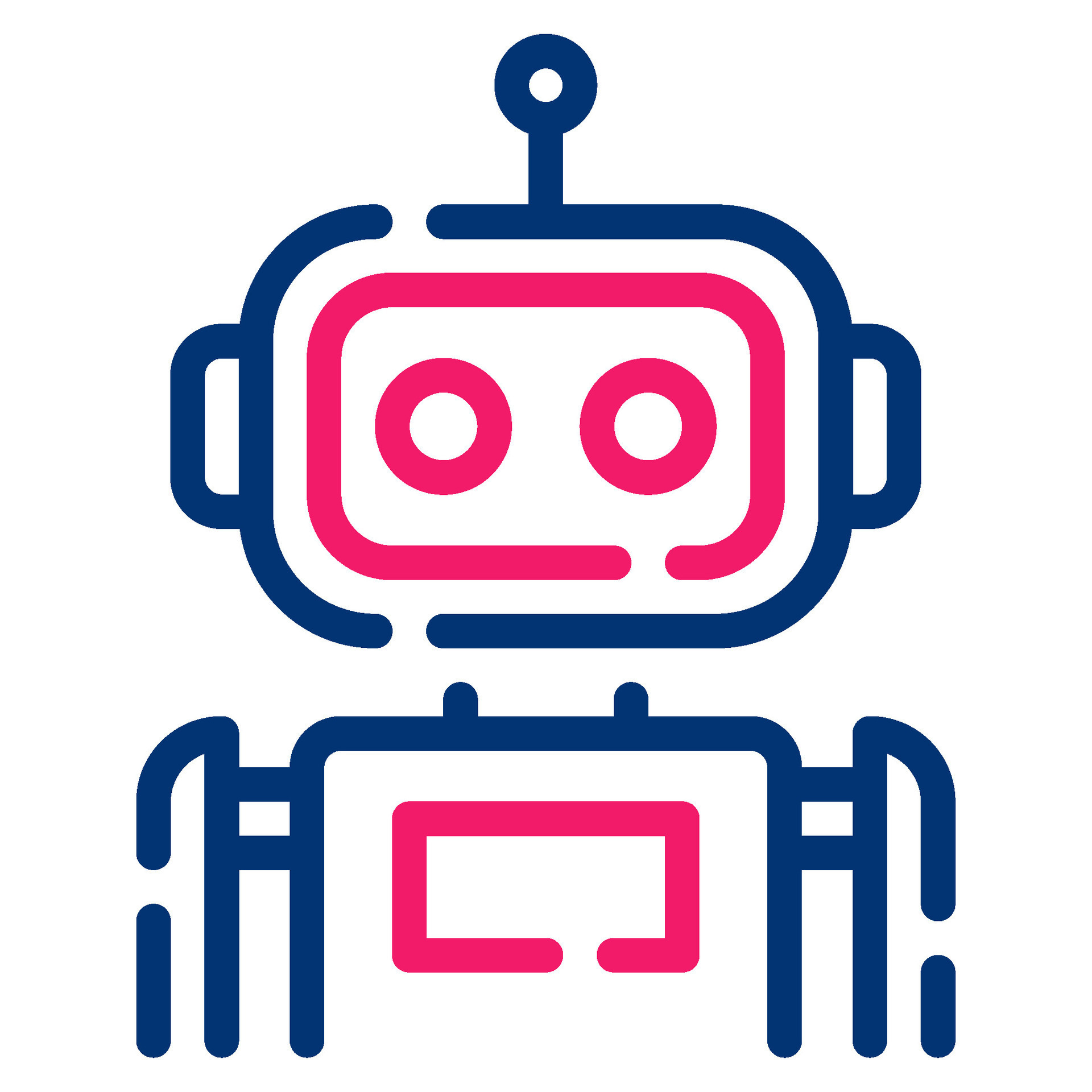 Robot icon illustration for UIUX, infographic, etc 34467219 Vector Art ...