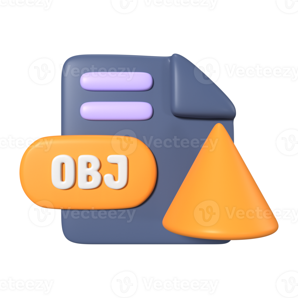 OBJ File Extension 3D Illustration Icon 34468299 PNG OBJ File Extension 3D Illustration Icon 34468299 PNG
