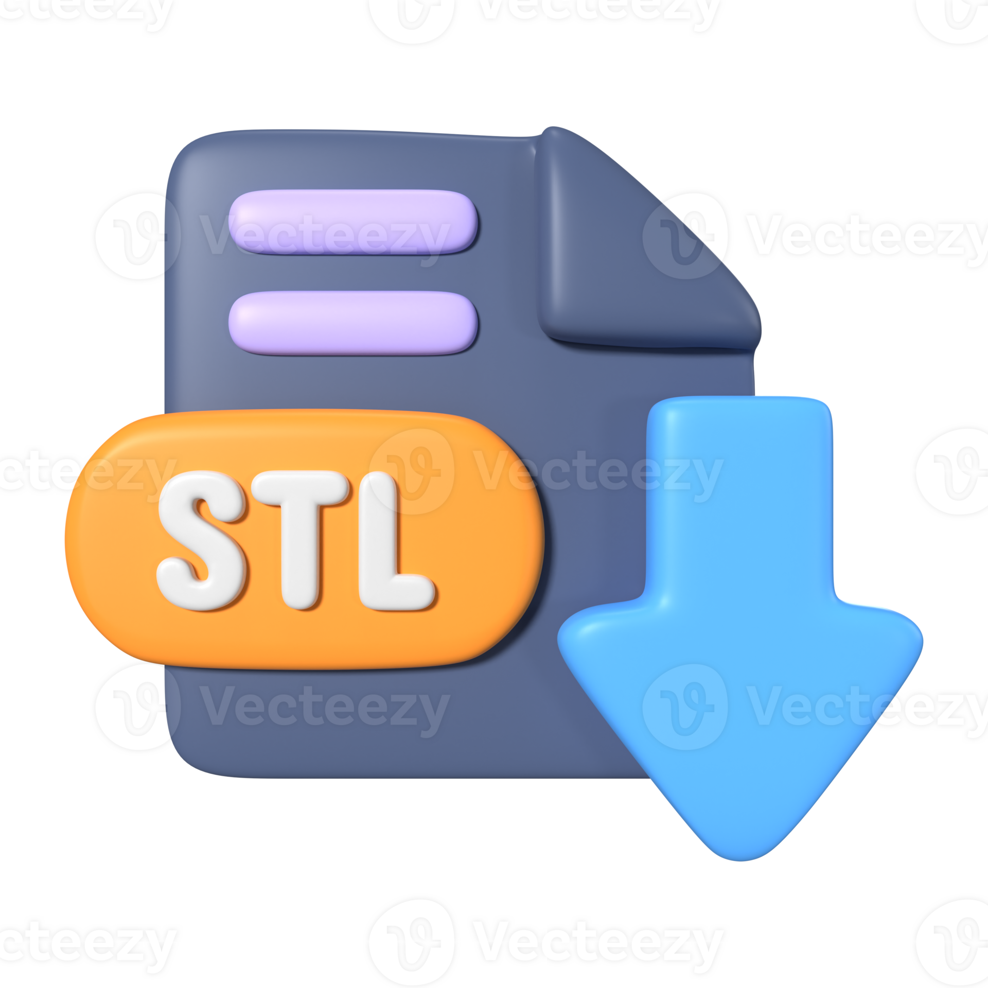 STL Download 3D Illustration Icon 34468302 PNG