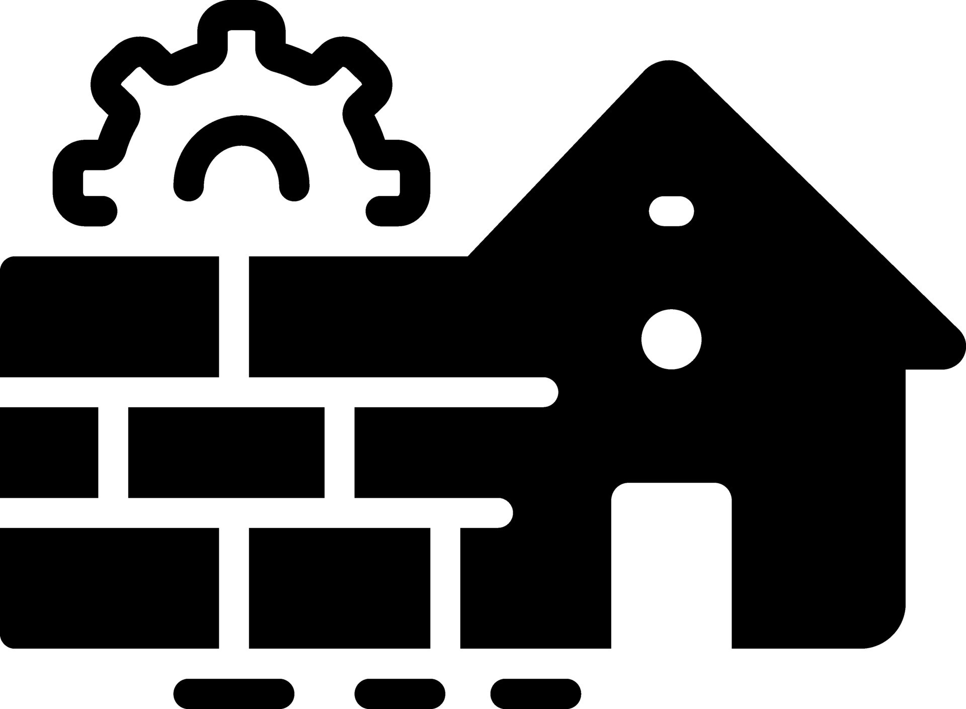 solid icon for built 34468693 Vector Art at Vecteezy