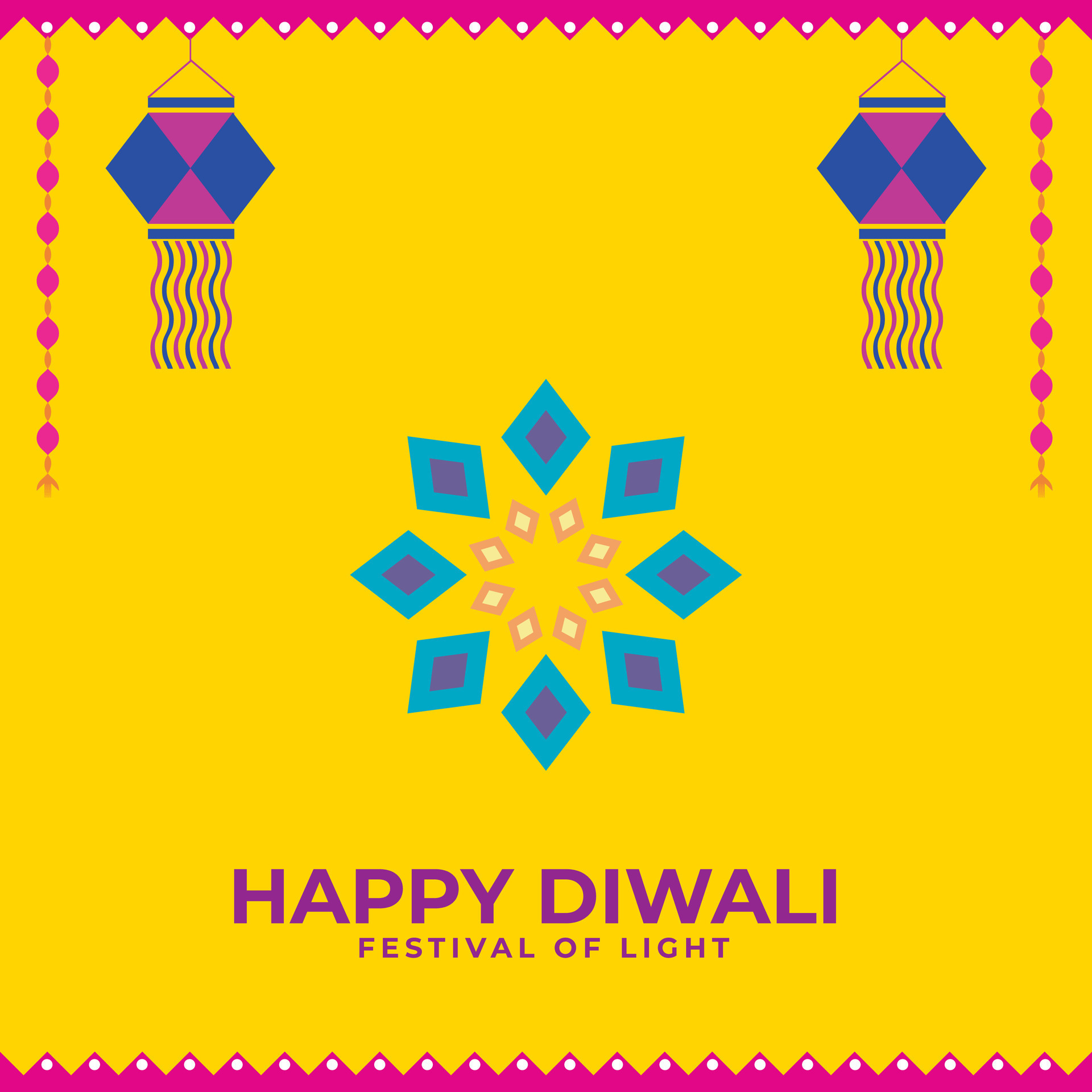 Bright Yellow happy diwali Greeting banner design 34469811 Vector Art ... Bright Yellow happy diwali Greeting banner design 34469811 Vector Art ...