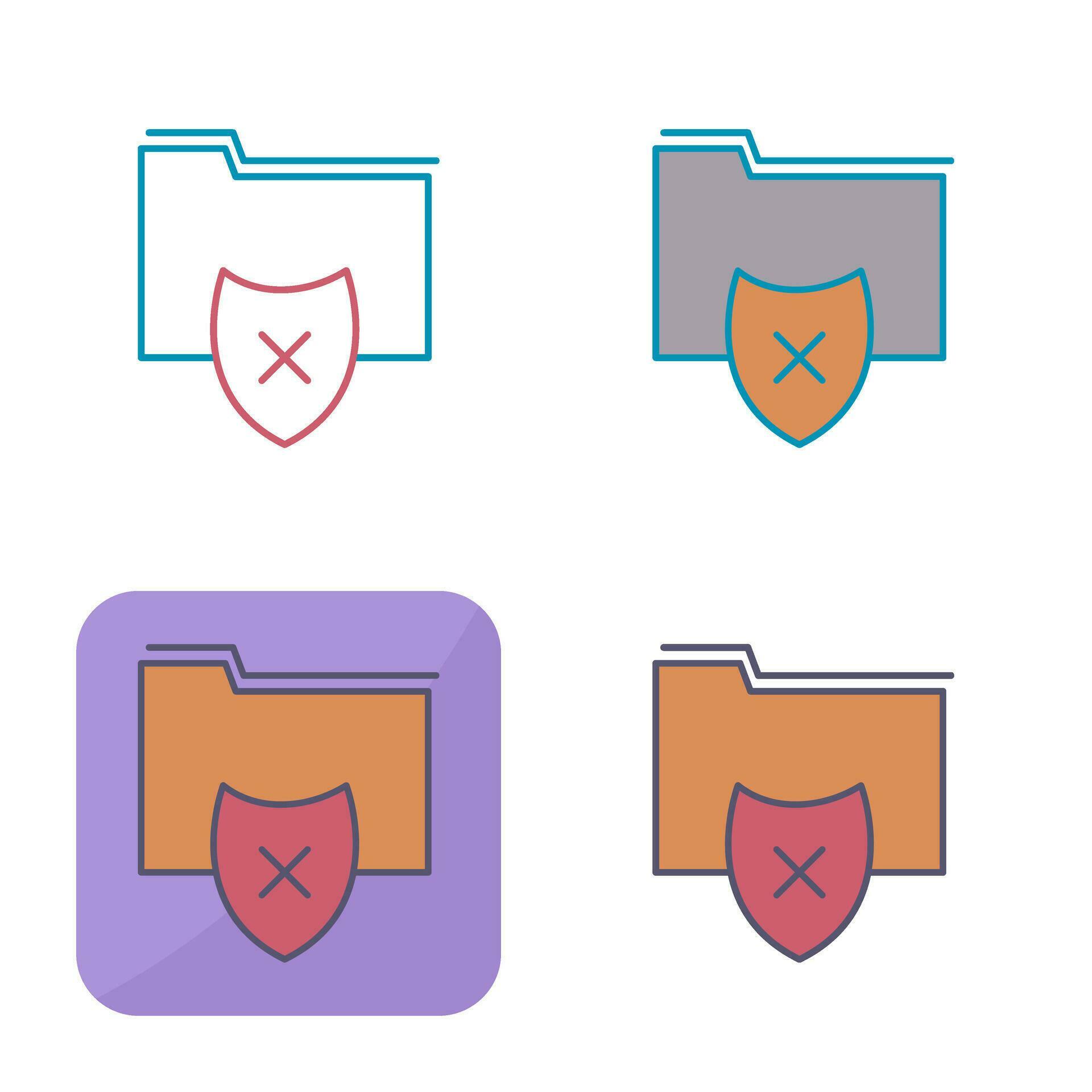 Vulnerable Folder Vector Icon 34471921 Vector Art at Vecteezy
