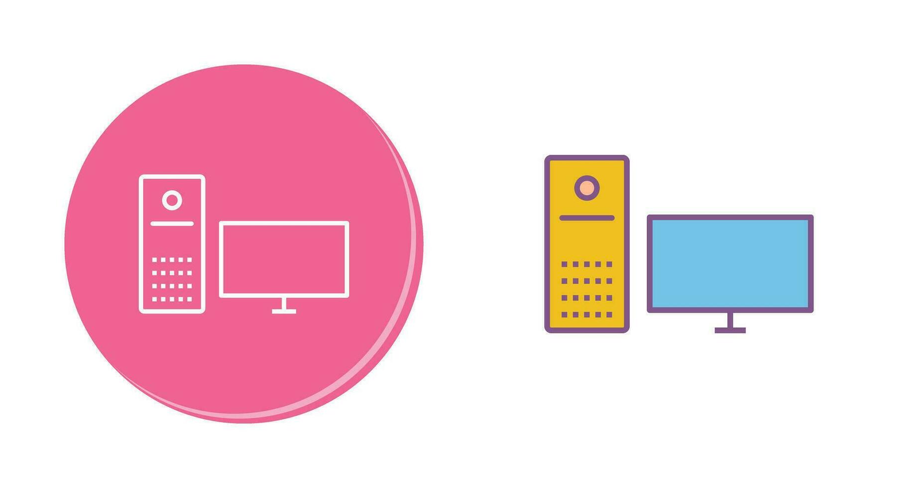 Unique Computer Vector Icon 34472310 Vector Art at Vecteezy