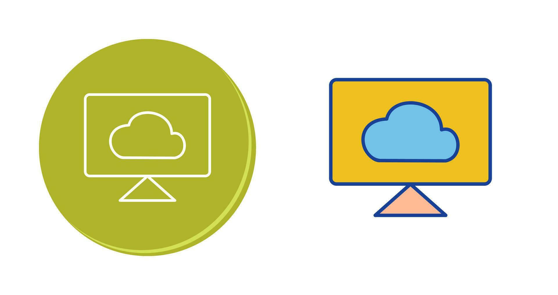 Cloud System Vector Icon 34475489 Vector Art at Vecteezy