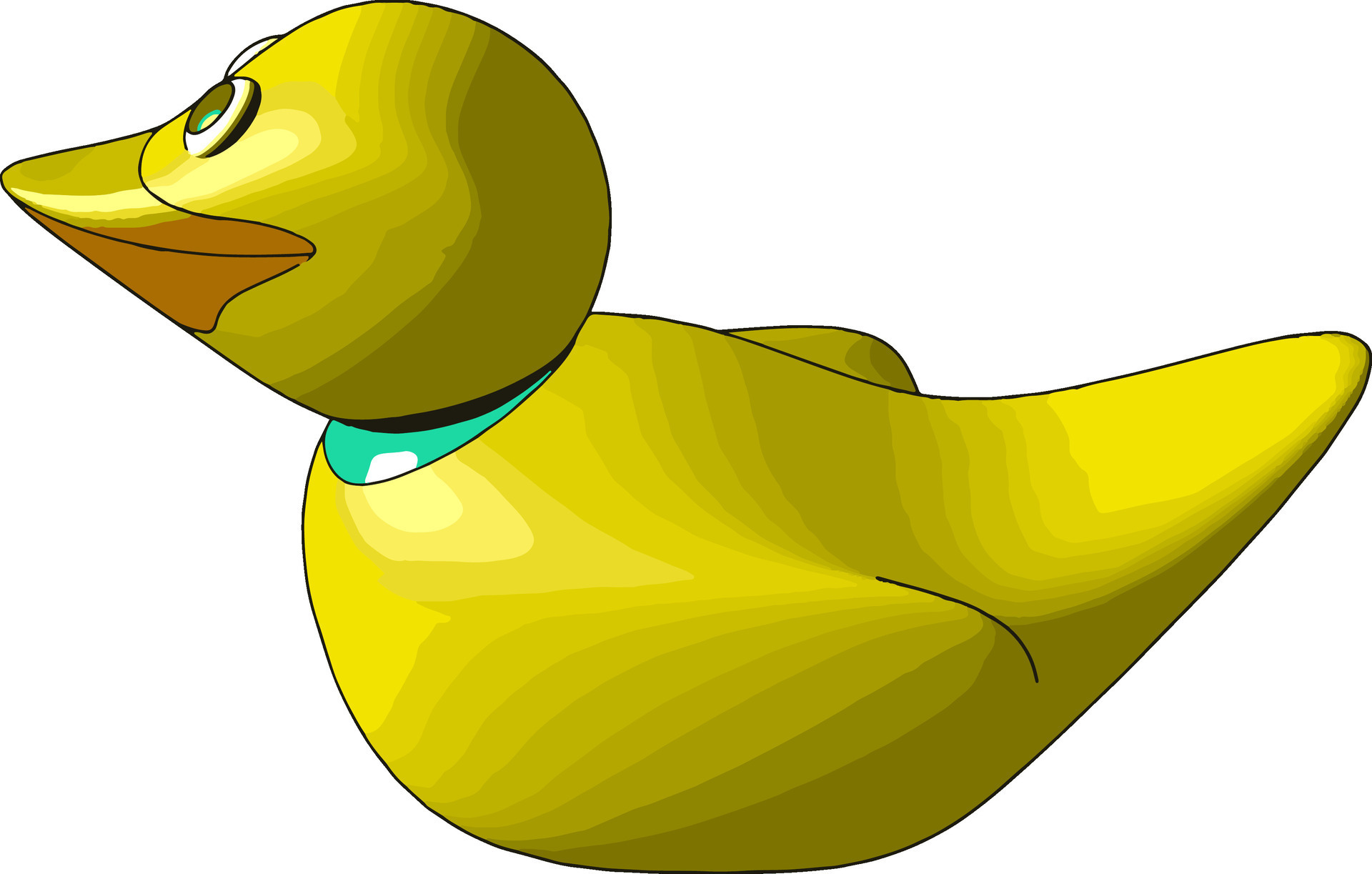 Rubber Duck Illustration Vector On White Background 34499505 Vector