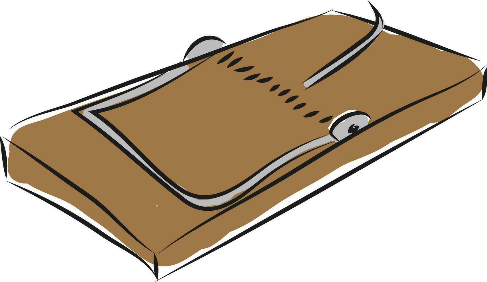 Brown mouse trap illustration vector on white background 34512538 ... Brown mouse trap illustration vector on white background 34512538 ...